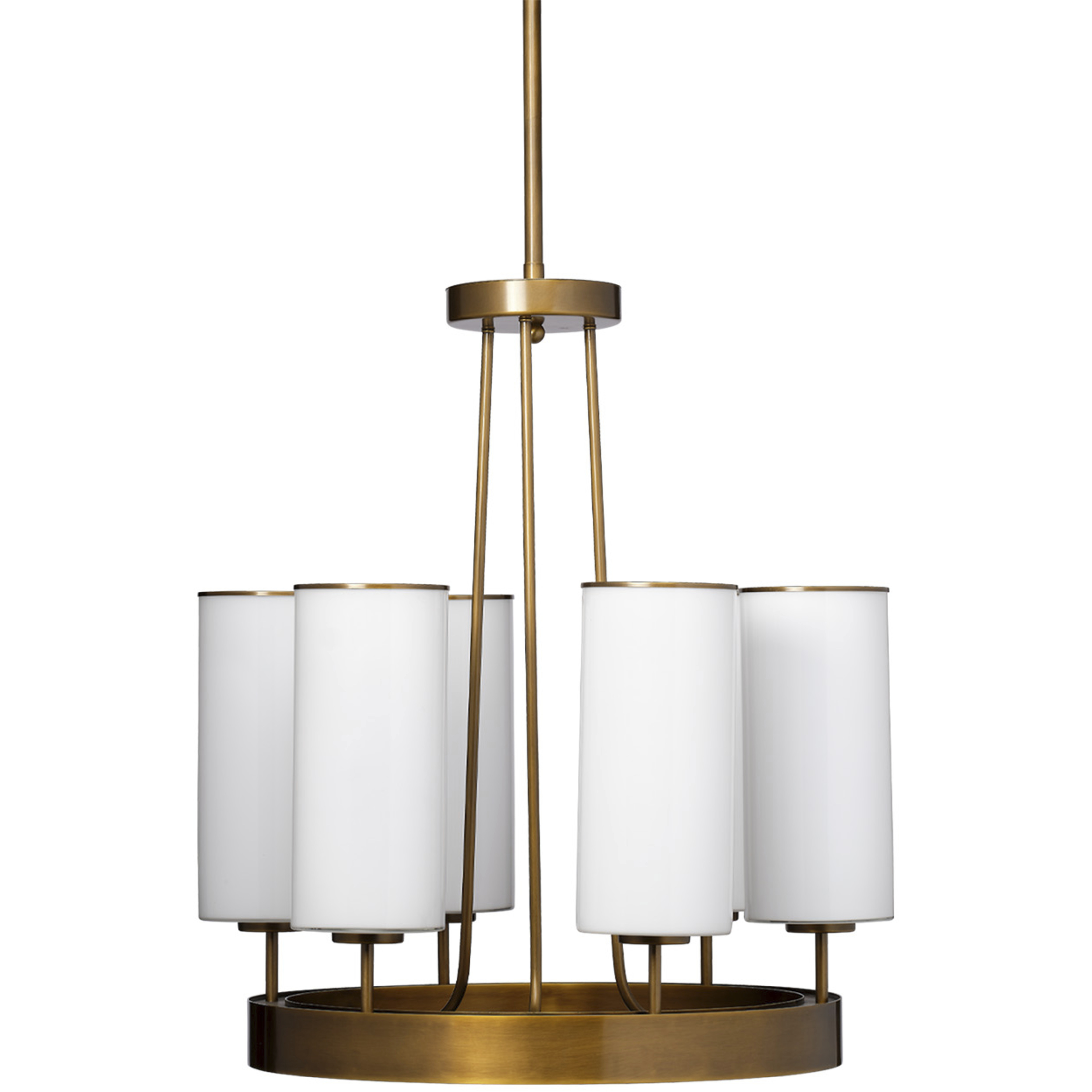 Jamie Young Co 5KING-CHAB Kingdom LED 28 inch Antique Brass Chandelier ...