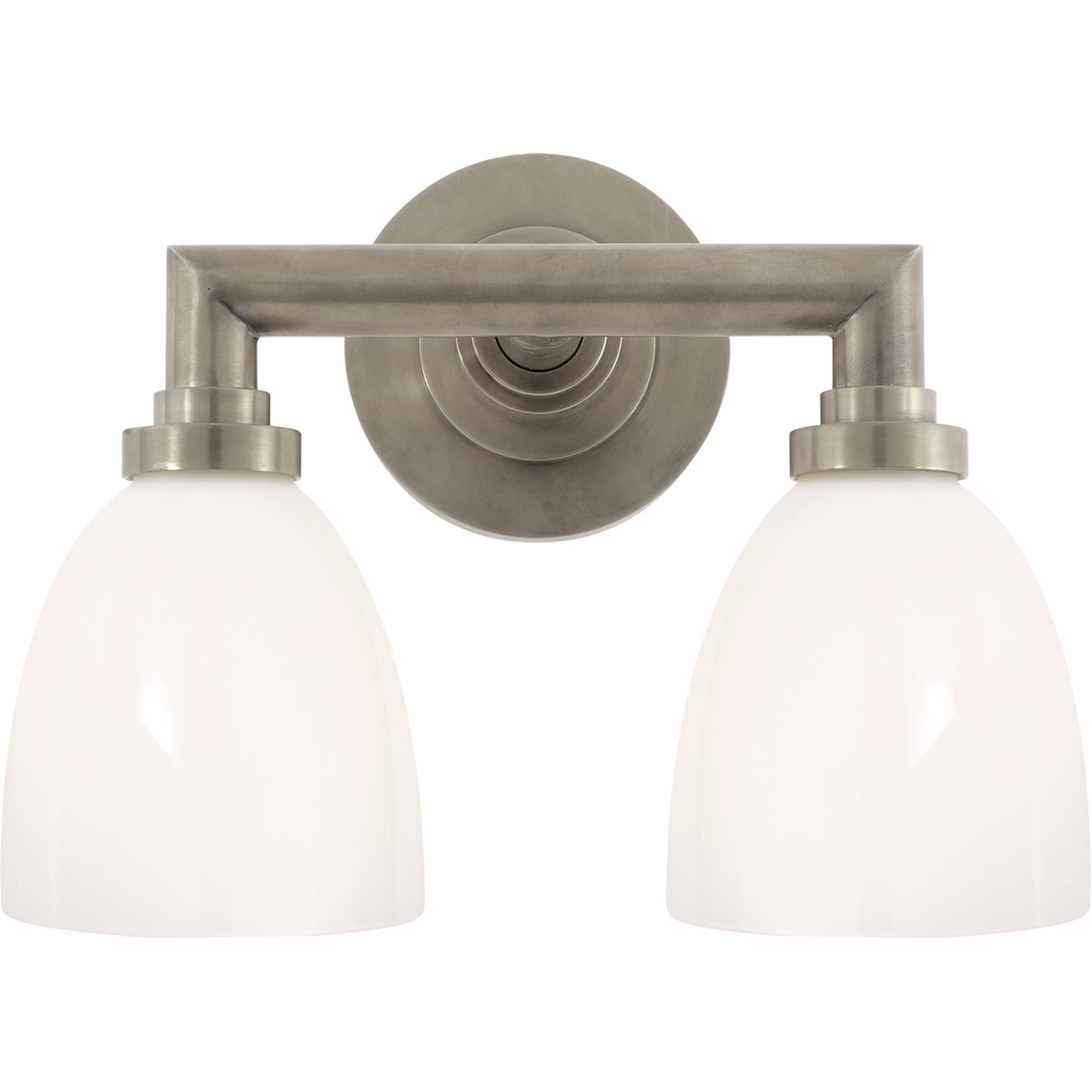 Visual Comfort Signature Collection | Visual Comfort SL2842AN-WG Chapman & Myers Wilton2 2 Light ...