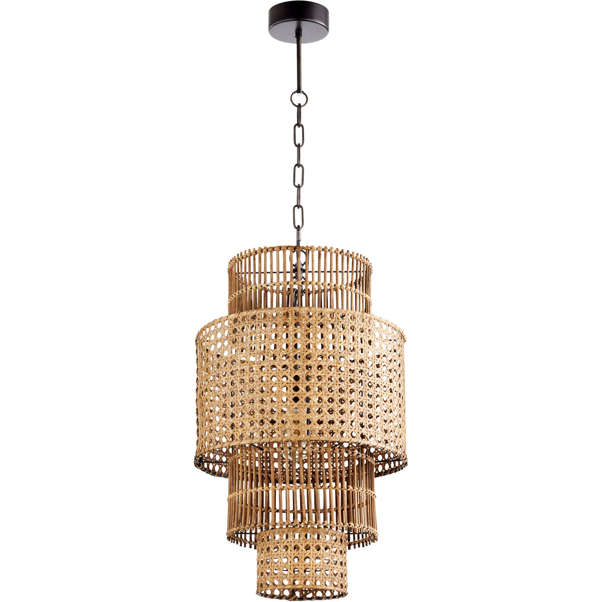 Cyan Design 10272 Wickham 1 Light 15.5 inch Rattan Pendant Ceiling Light