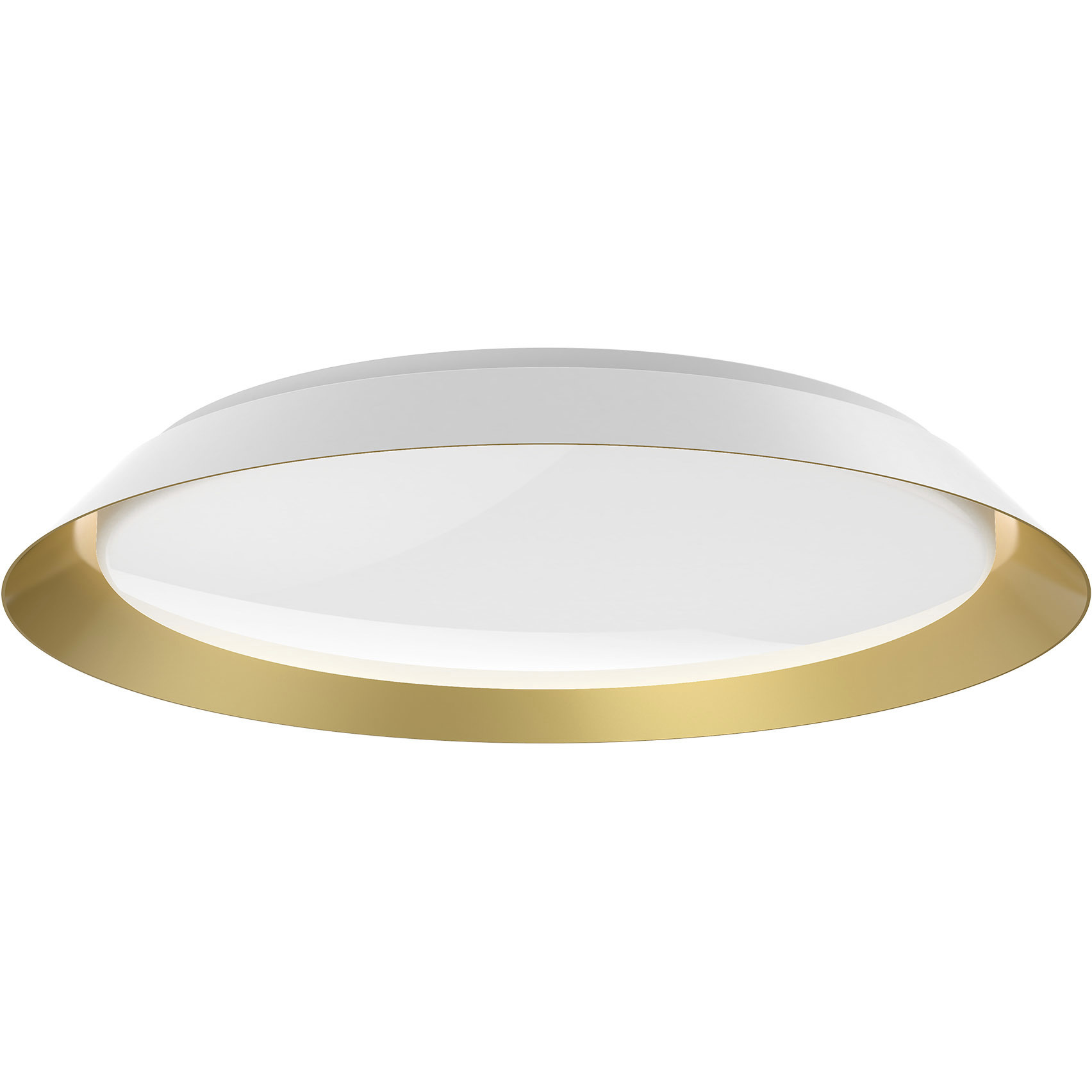 Kuzco Lighting | 175 FM43423-WH/GD-5CCT Jasper LED 23.13 inch White ...