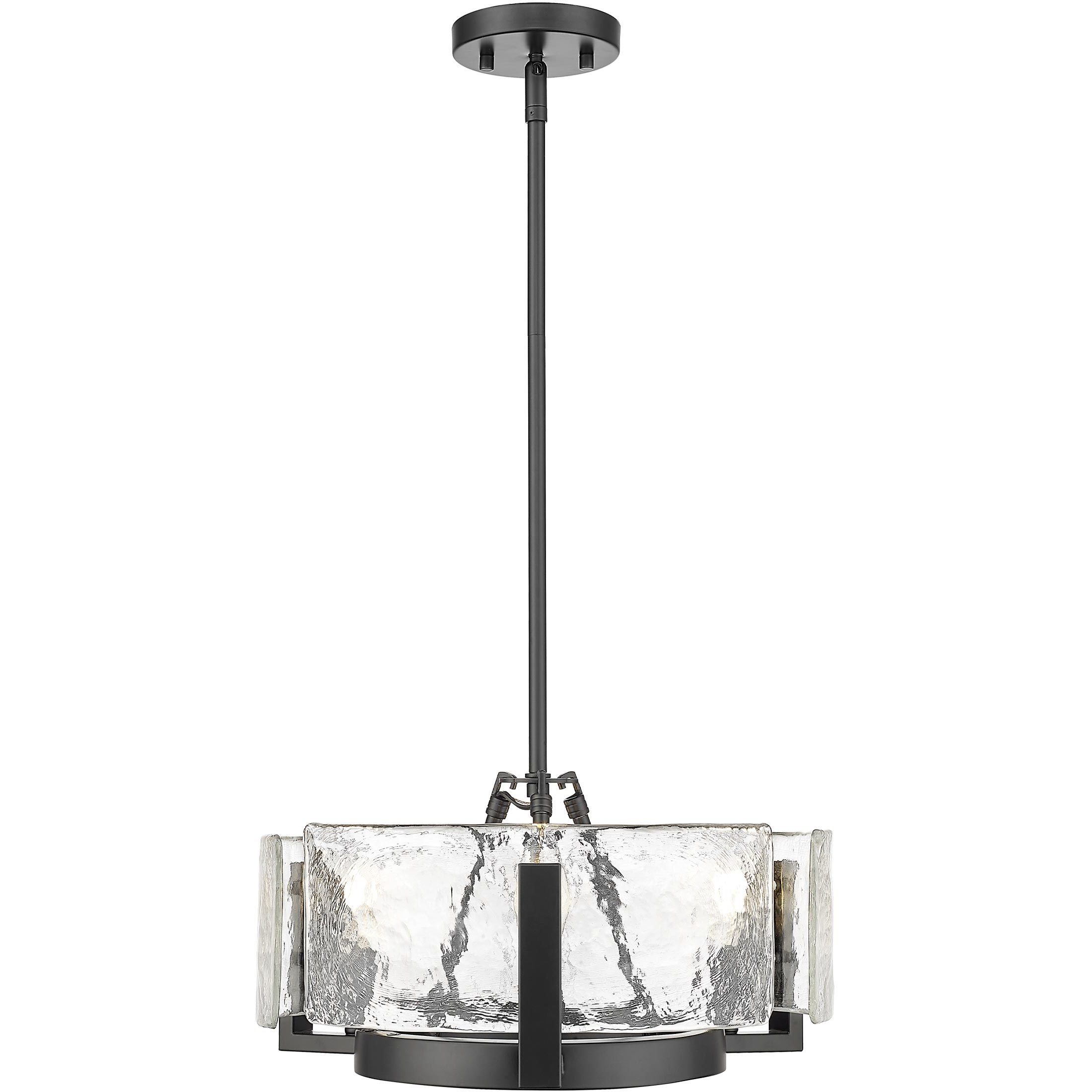 Aenon 3 Light 16.5 inch Matte Black Chandelier Ceiling Light