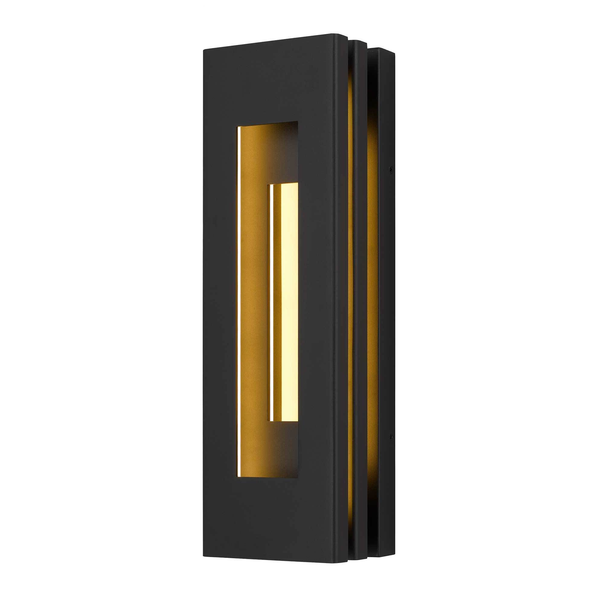 Alteck Lighting AW0079-3CCT-W-BK Layer LED 18 inch Sand Black Outdoor ...