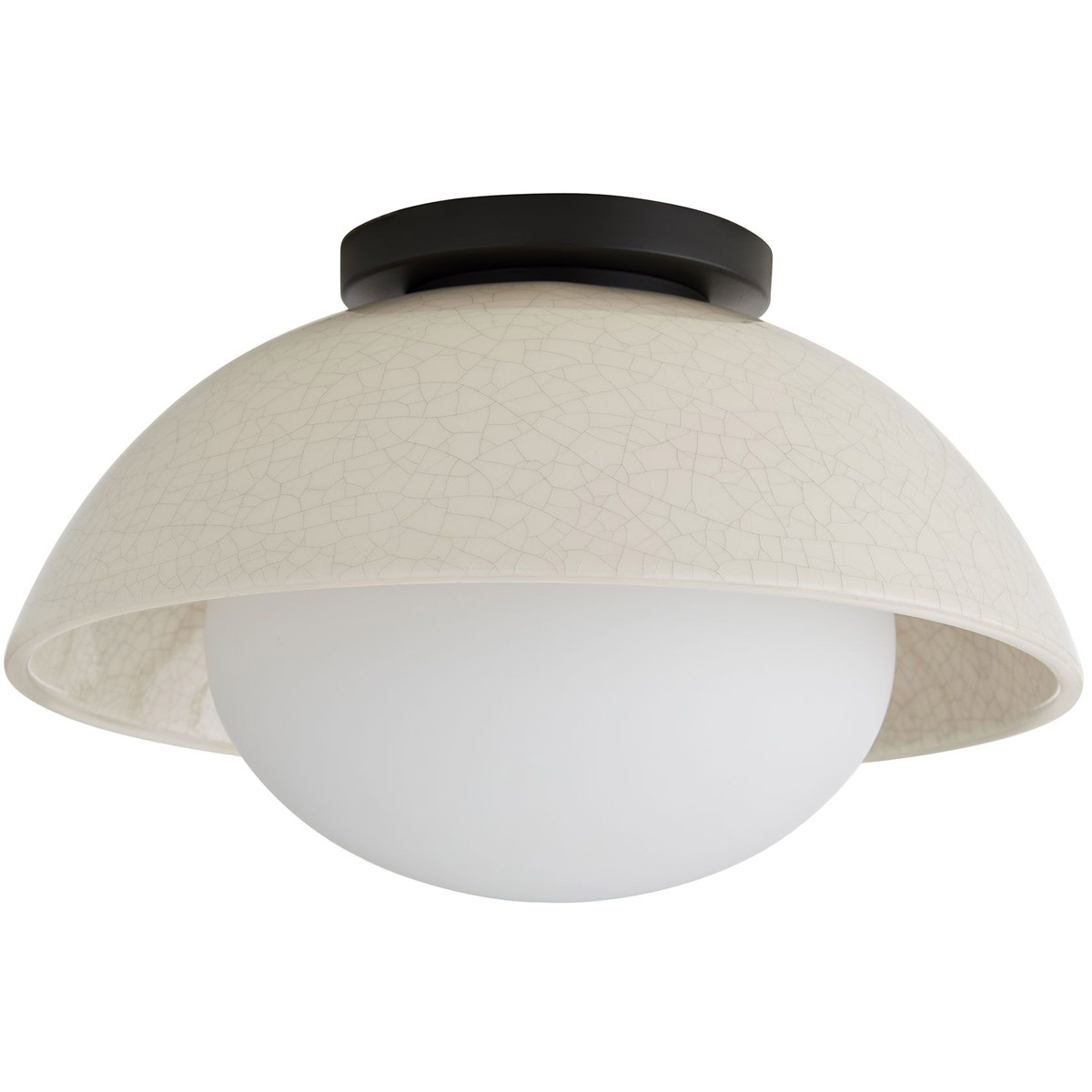 Arteriors DA49003 Glaze 1 Light 13 inch Ivory Stained Crackle and ...