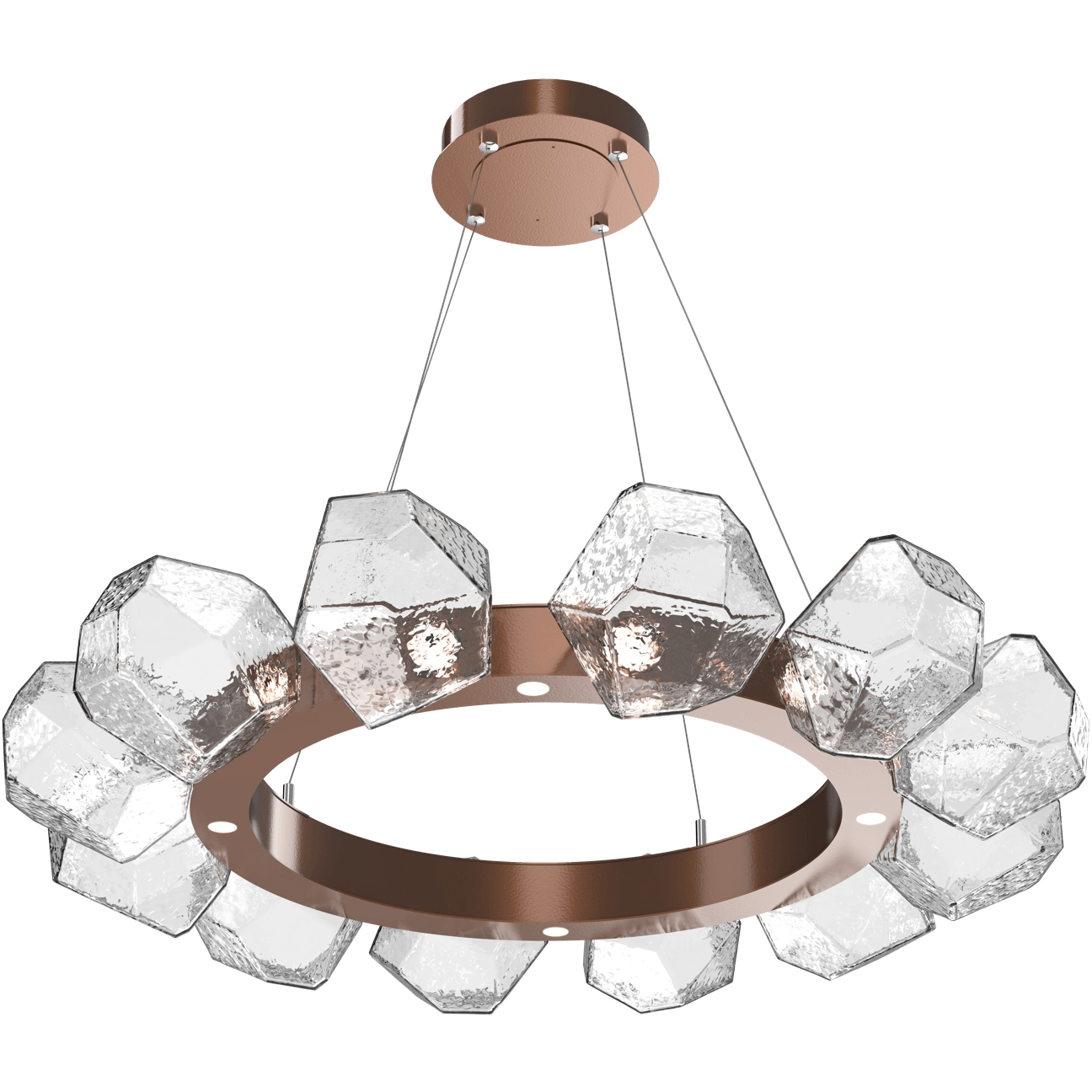 Hammerton Studio CHB0039-36-BB-C-CA1-L1 Gem LED 36 inch Burnished ...