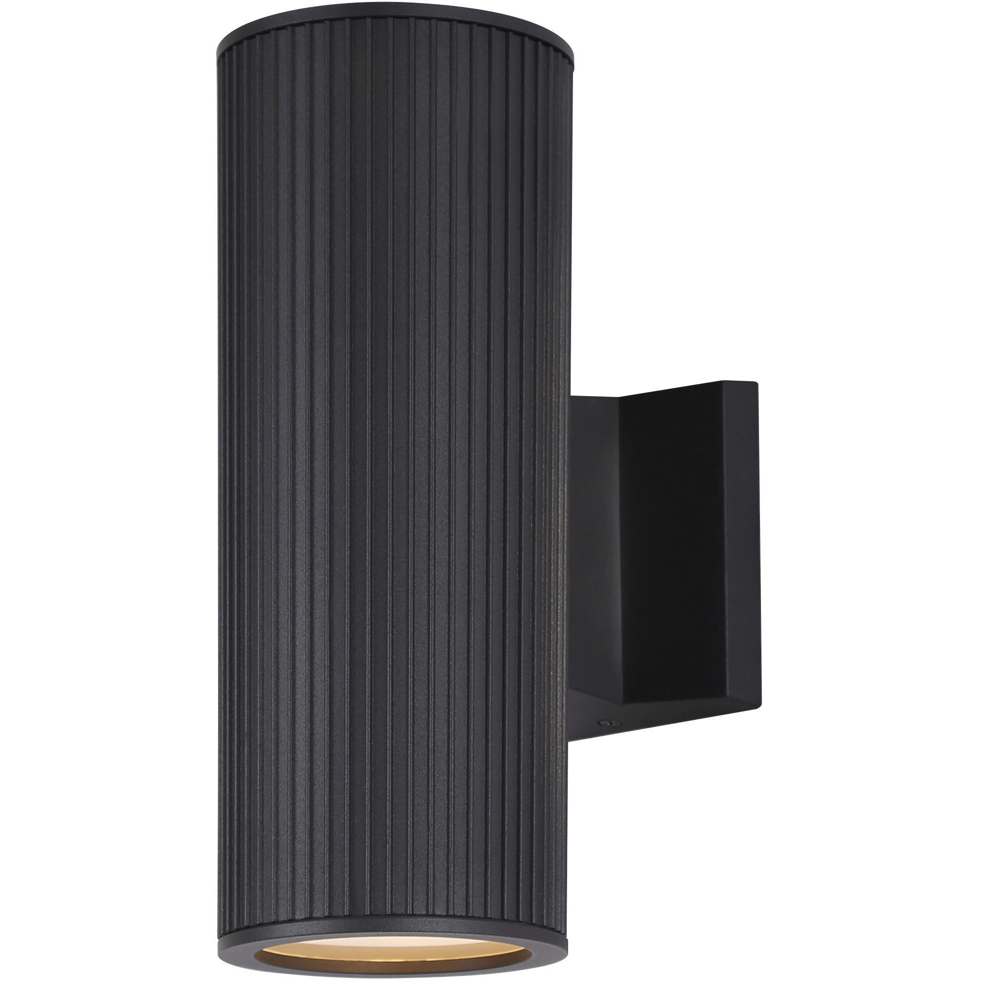 Canarm IOL639BK Rexton 2 Light 11.75 inch Black Outdoor Wall Lantern