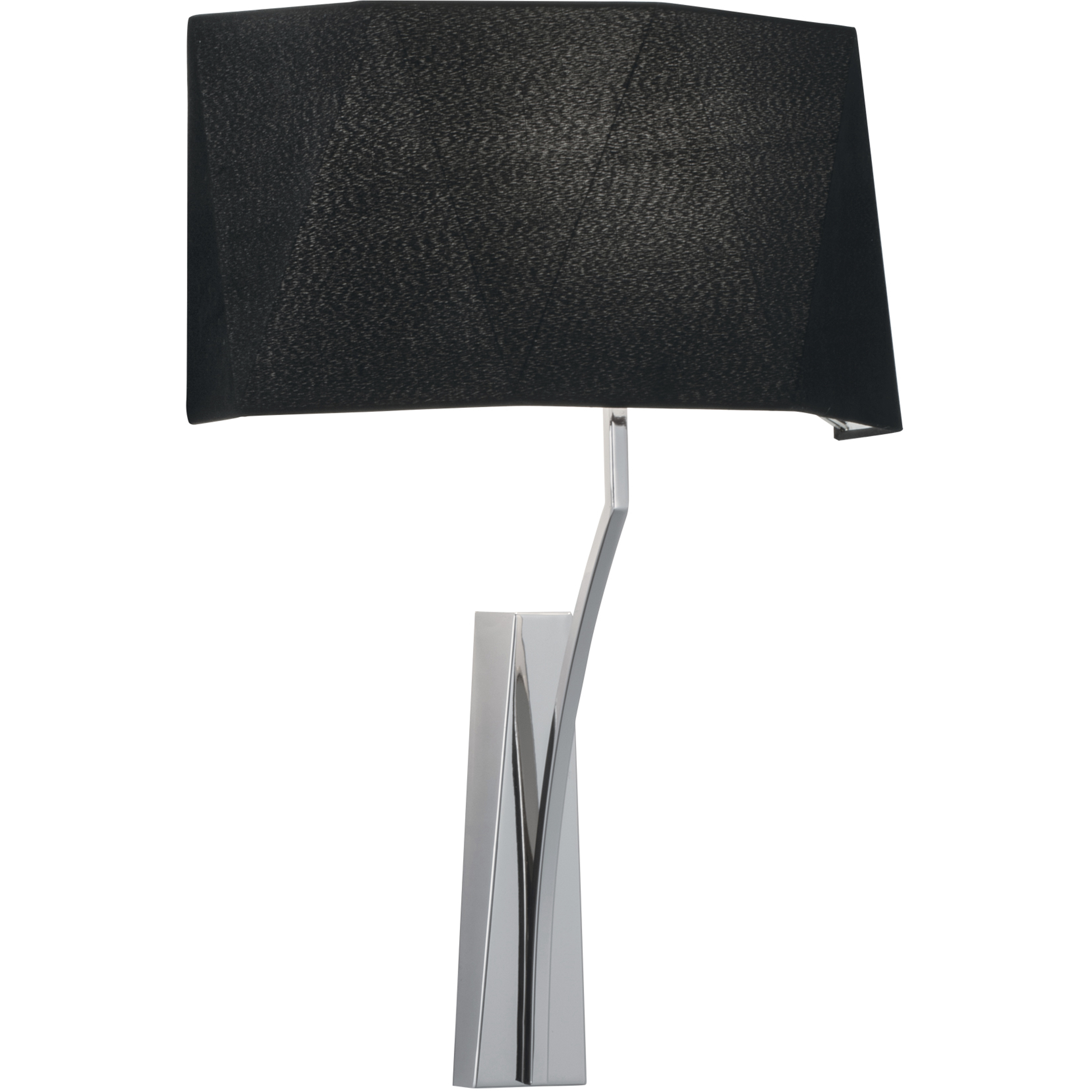 Atlas Lighting & Home WL11061-NK1 Diamond Sconce Wall Light in Black Fabric