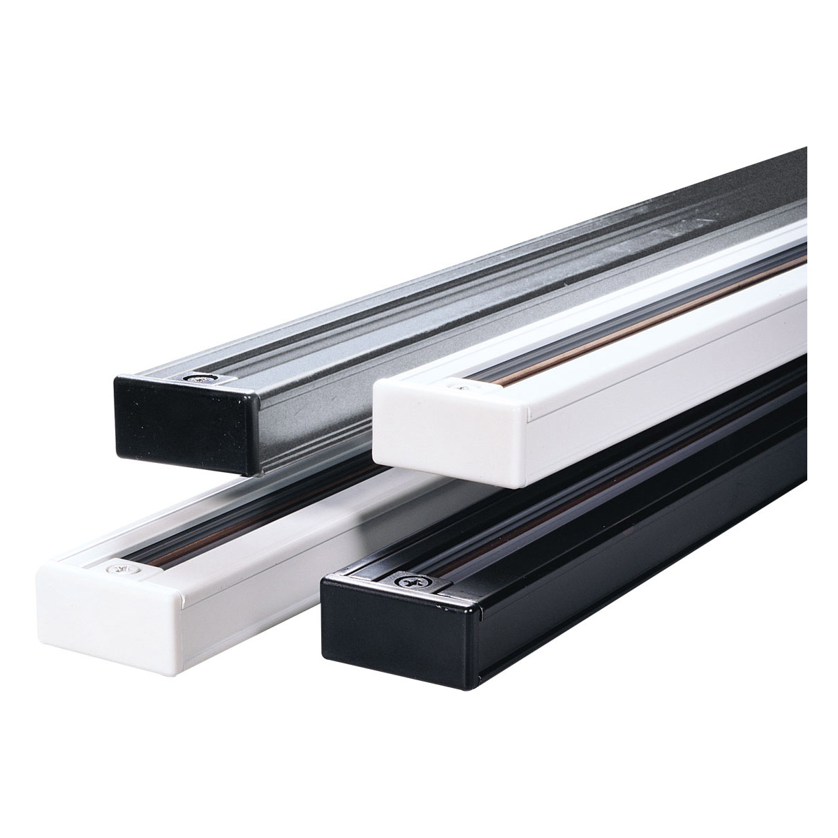 Nora Lighting NT-2302S 2-circuit 1 Light 120V Silver Track Ceiling Light