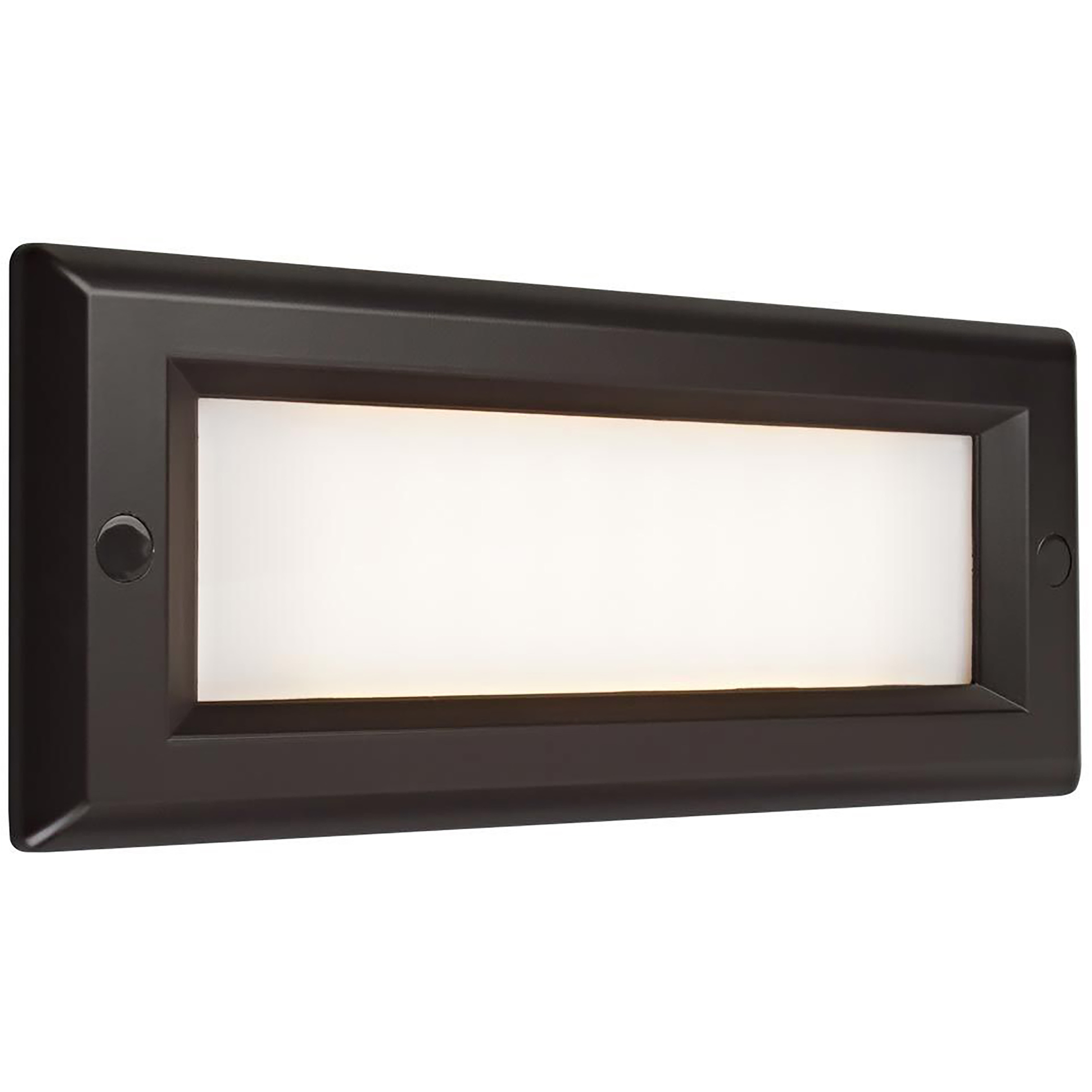 Step 2 2.6 watt Bronze Step Light in Opal Lens