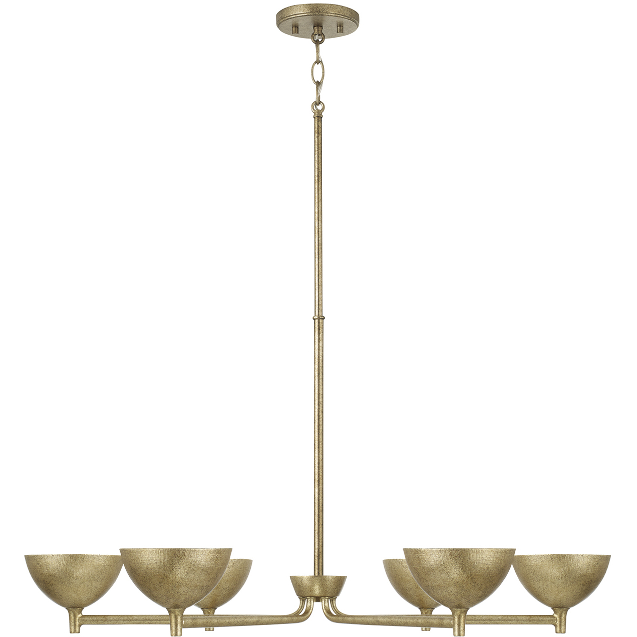 Capital Lighting 458561FT Francesca LED 34 inch Feathered Gold ...