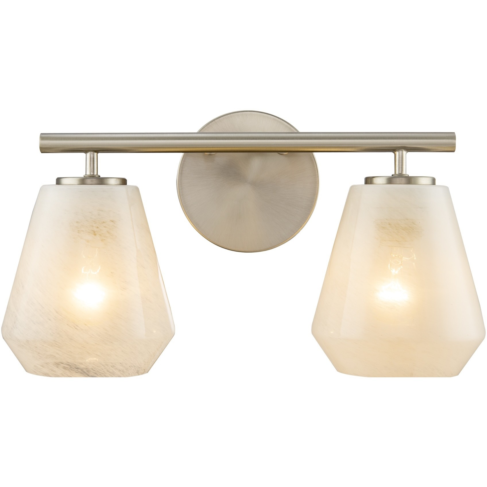 Artcraft AC12182BN Brooke 2 Light 14.75 inch Brushed Nickel Bathroom ...
