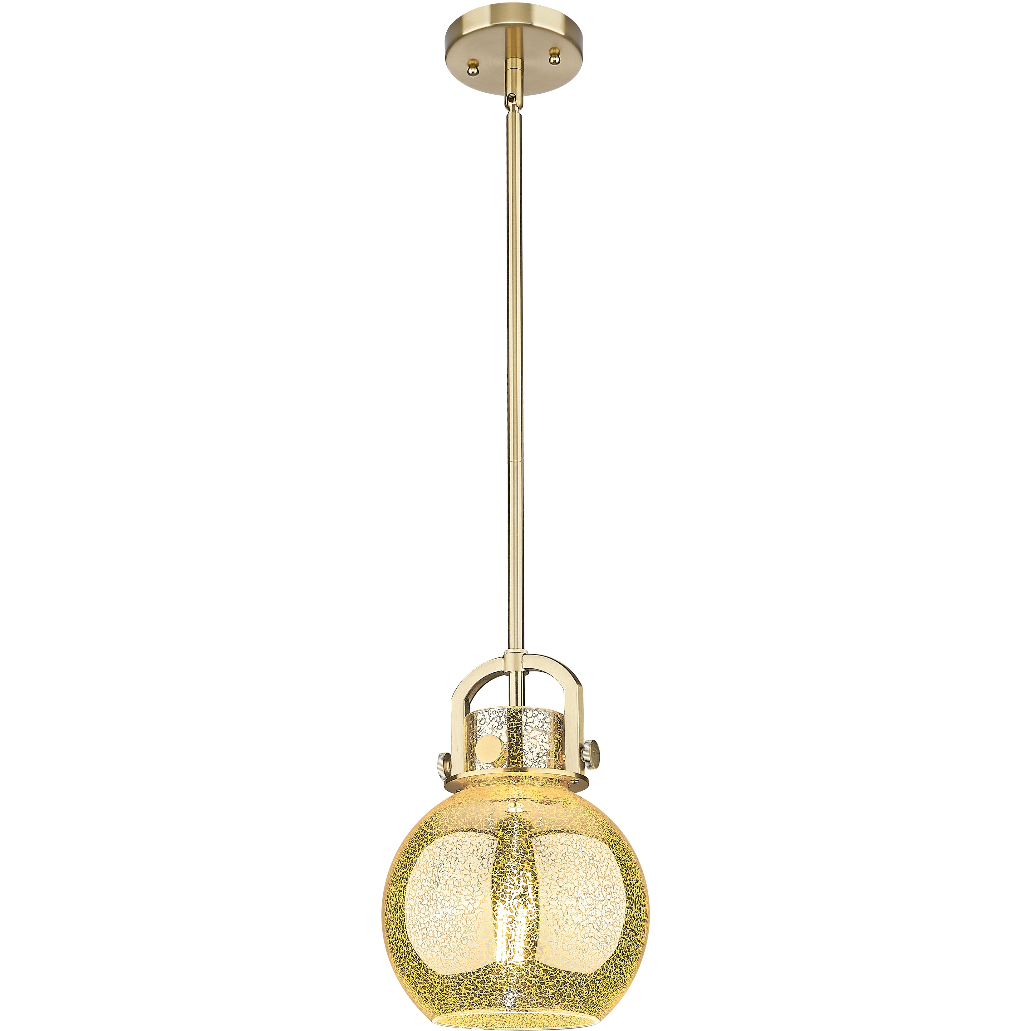 Newton Sphere 1 Light 8 inch Champagne Bronze Mini Pendant Ceiling ...