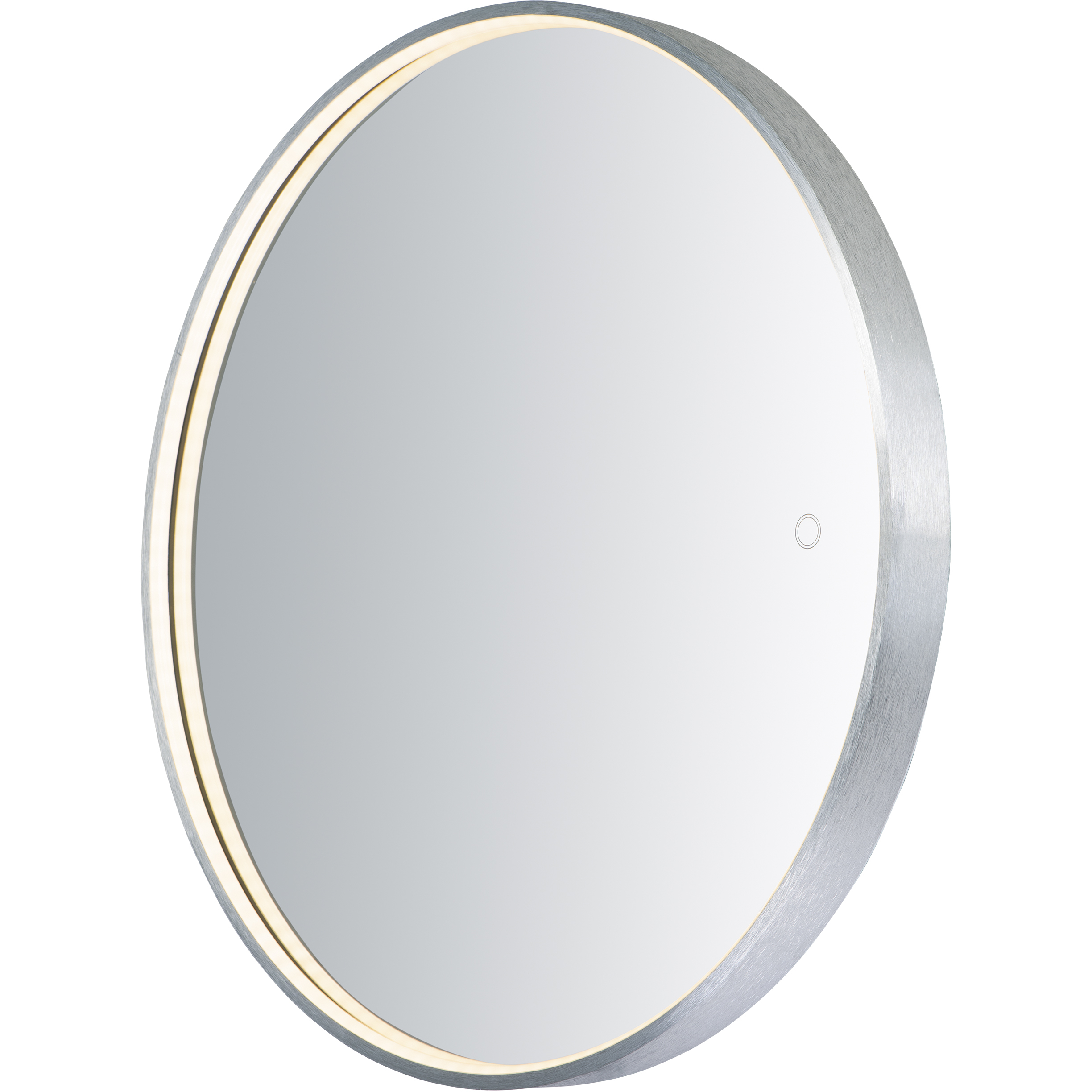 ET2 E42016-90AL Mirror 27.5 X 27.5 inch Brushed Aluminum LED Wall Mirror