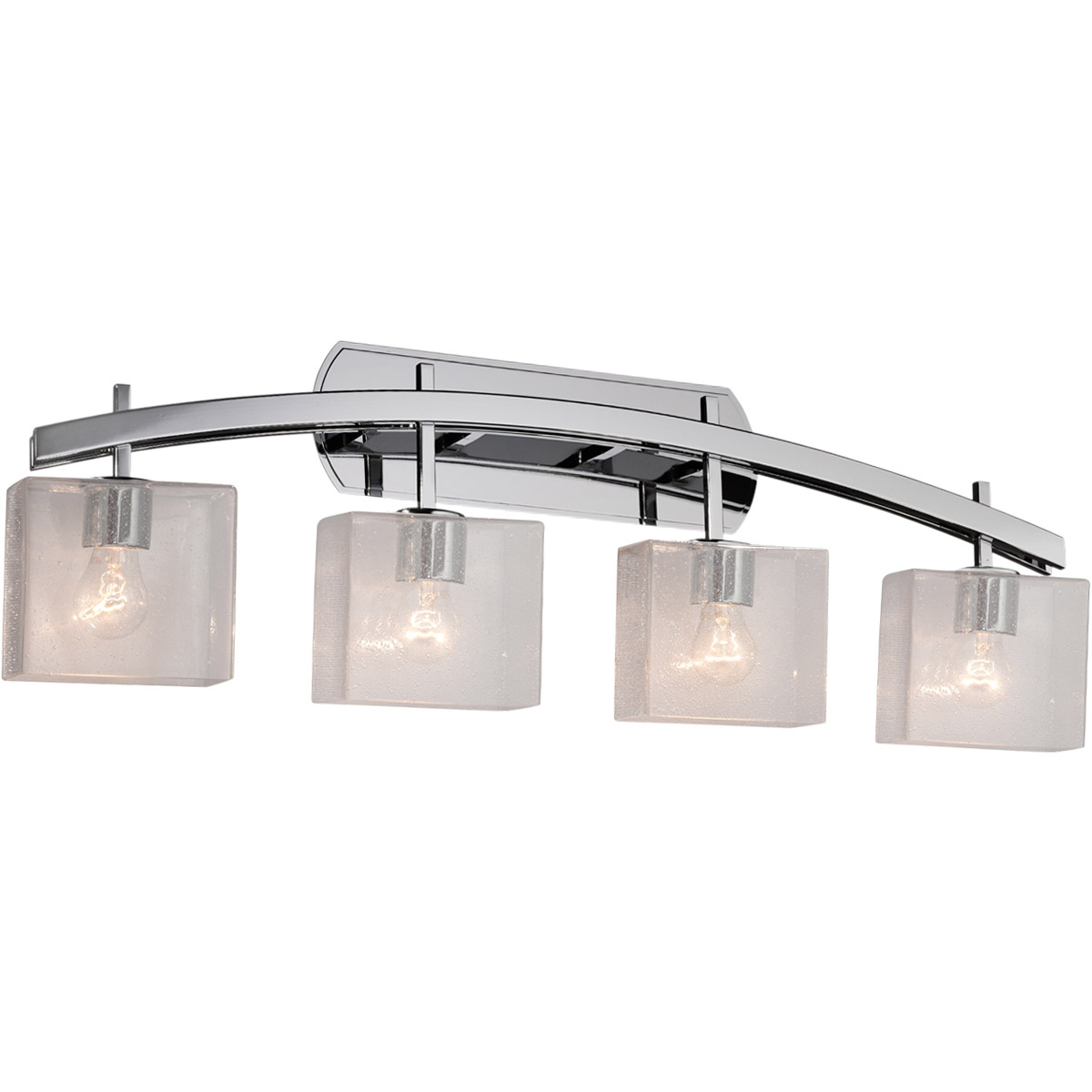 Justice Design FSN-8594-55-SEED-CROM Fusion 4 Light 35.5 inch Polished ...