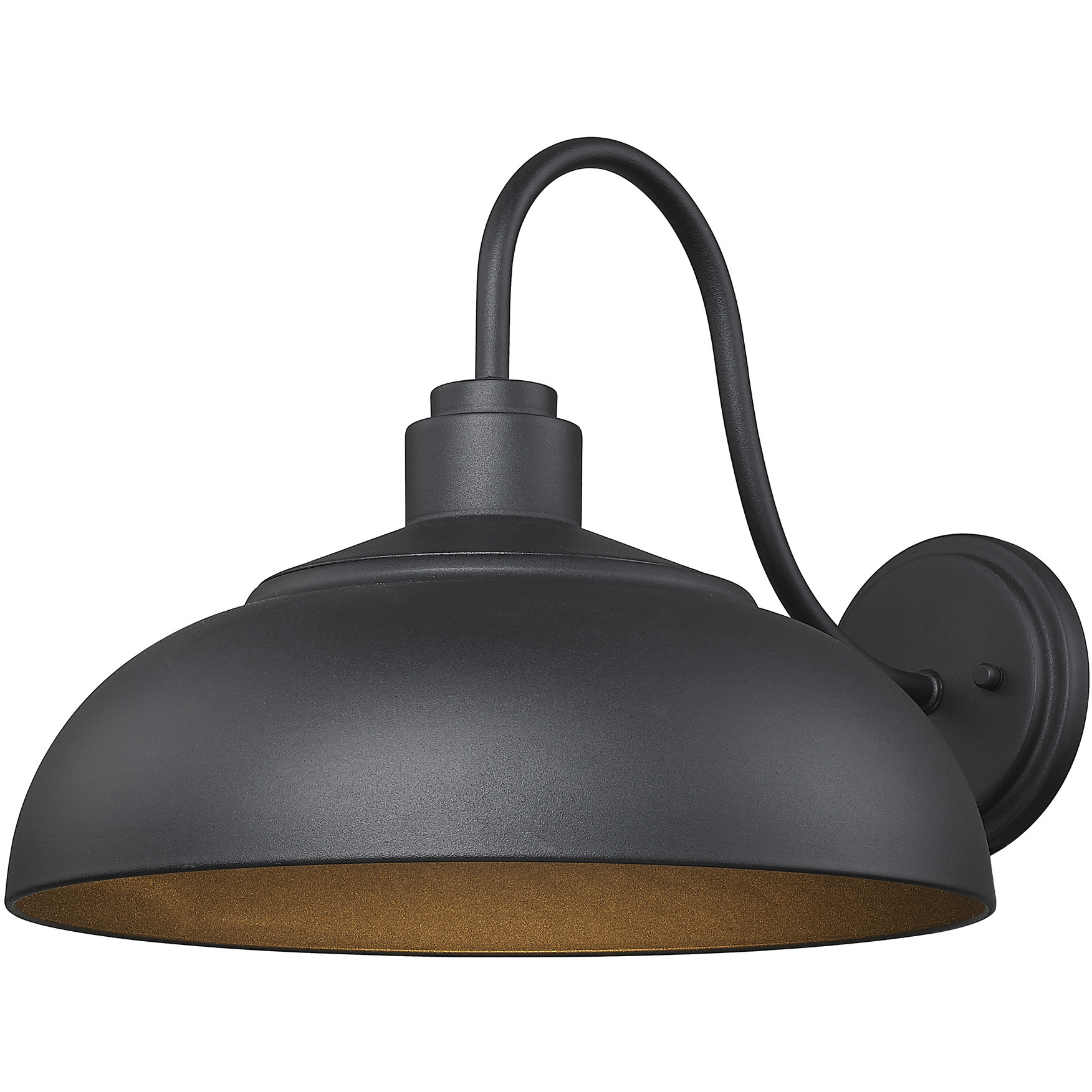 Golden Lighting 2866-OWL NB-NB Levitt 1 Light 11.63 inch Natural Black ...