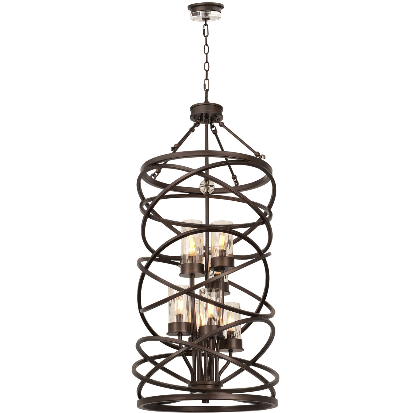 Kalco 6608EZ Eternity 8 Light 20 inch Etruscan Bronze Foyer Ceiling Light