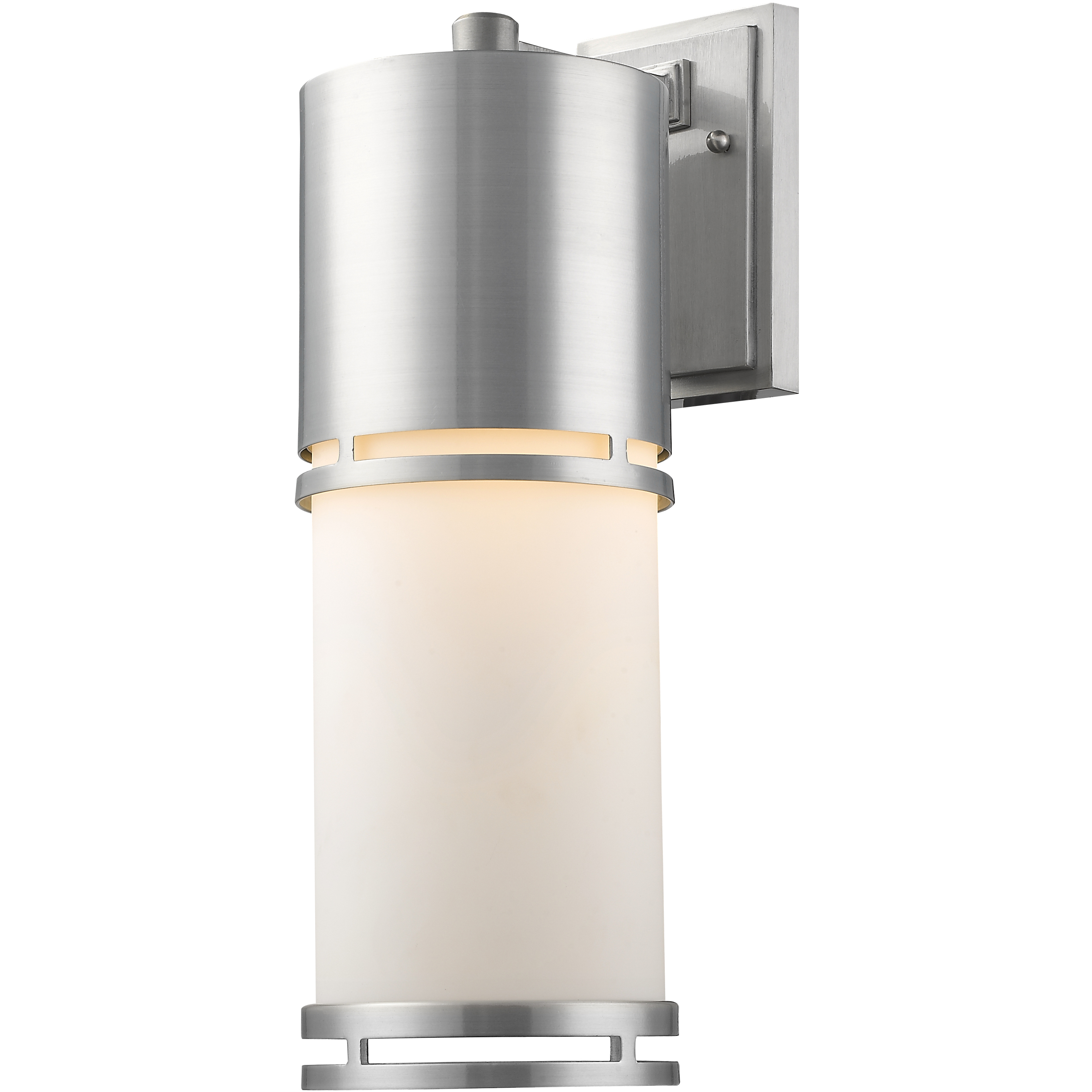 Z-Lite 560B-BA-LED Luminata Outdoor Wall Light in Brushed Aluminum