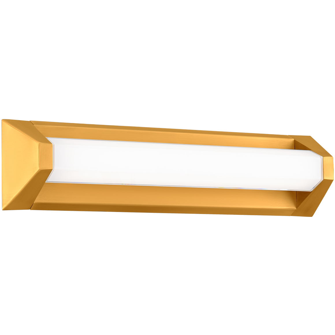Modern Forms WS-1520-40-AB Swale Indoor Wall Lighting in 4000K, Aged Brass