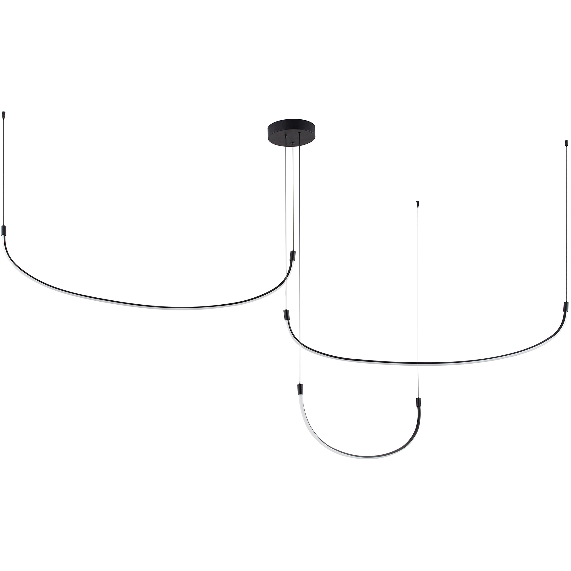 Talis 90.25 inch Brushed Nickel Multi Pendant Ceiling Light