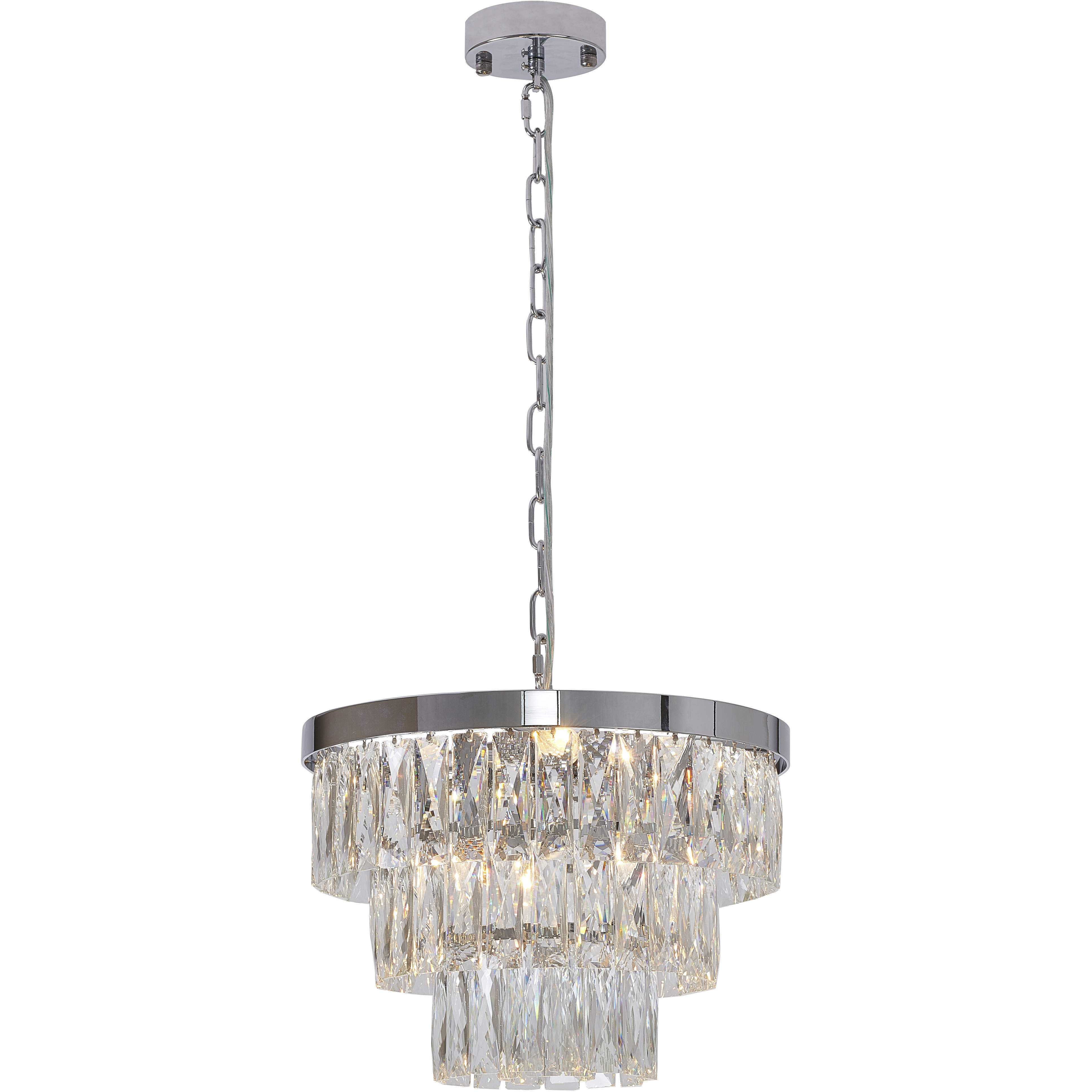 Bethel International OC32C16CH Canada 6 Light 15.75 inch Chrome ...