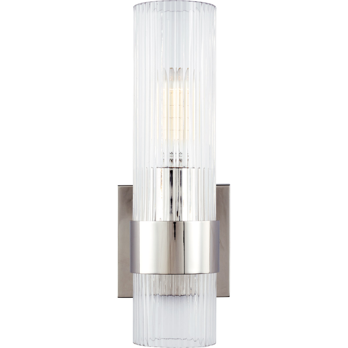 C&M by Chapman & Myers Geneva 1 Light 4.5 inch Polished Nickel Sconce ...