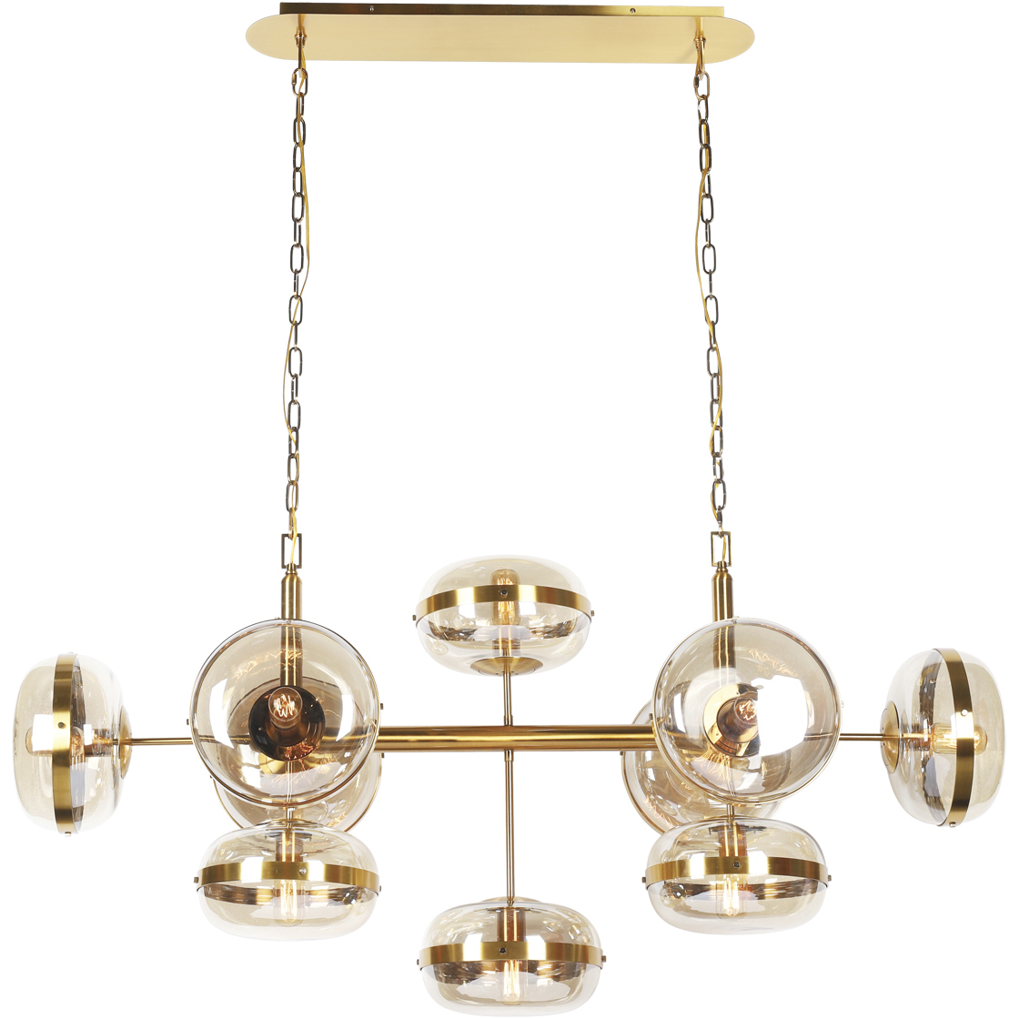 EuroFase 37089-016 Nottingham 10 Light 22 inch Ancient Brass Chandelier ...