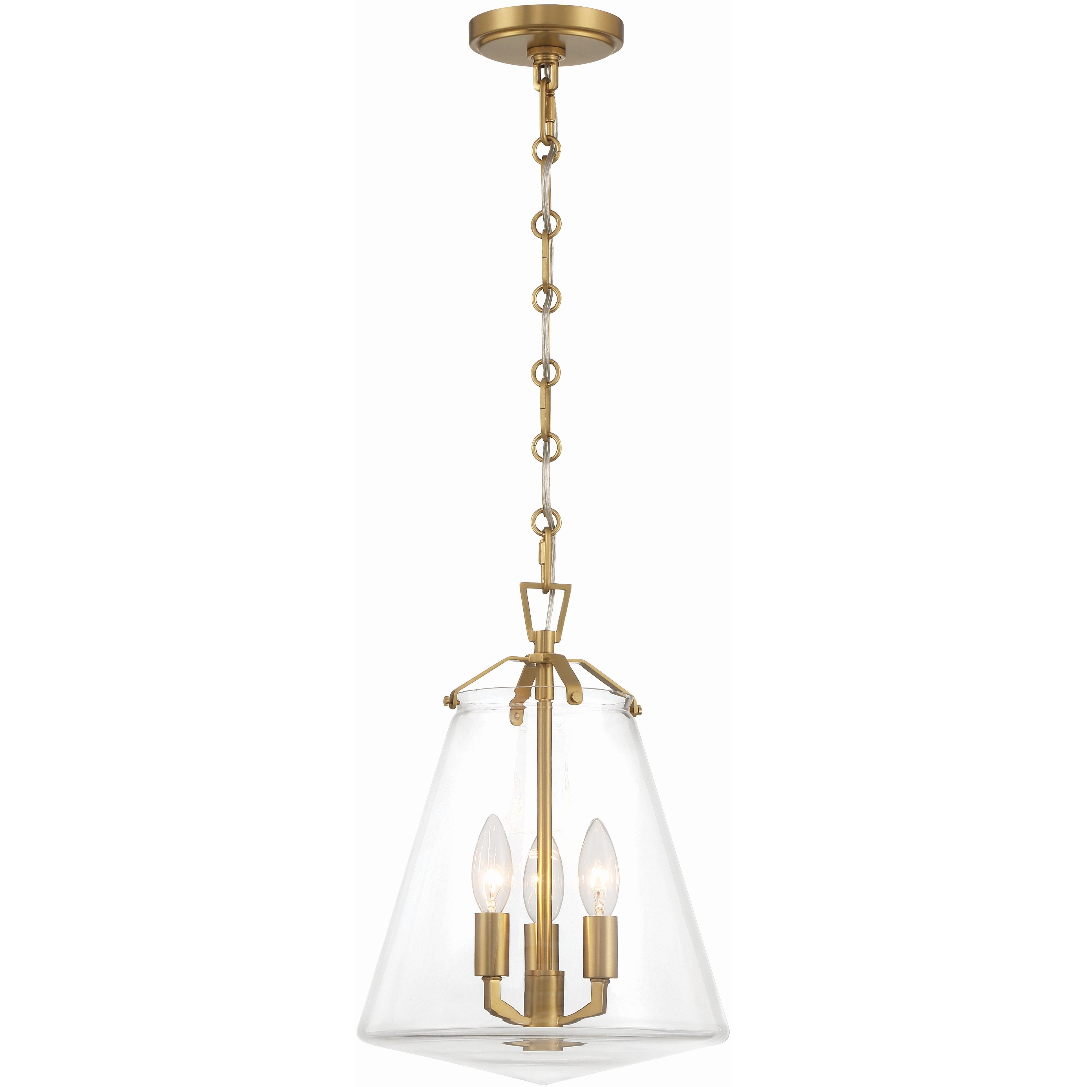 Crystorama VSS-7004-LG Voss Pendant Ceiling Light in Luxe Gold