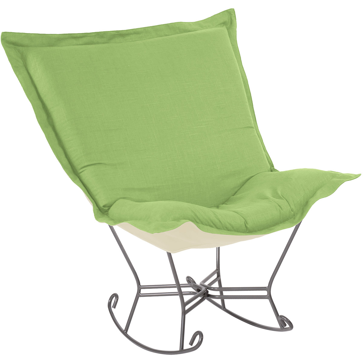 Howard Elliott Collection 600-645 Puff Titanium Frame with Linen Slub ...