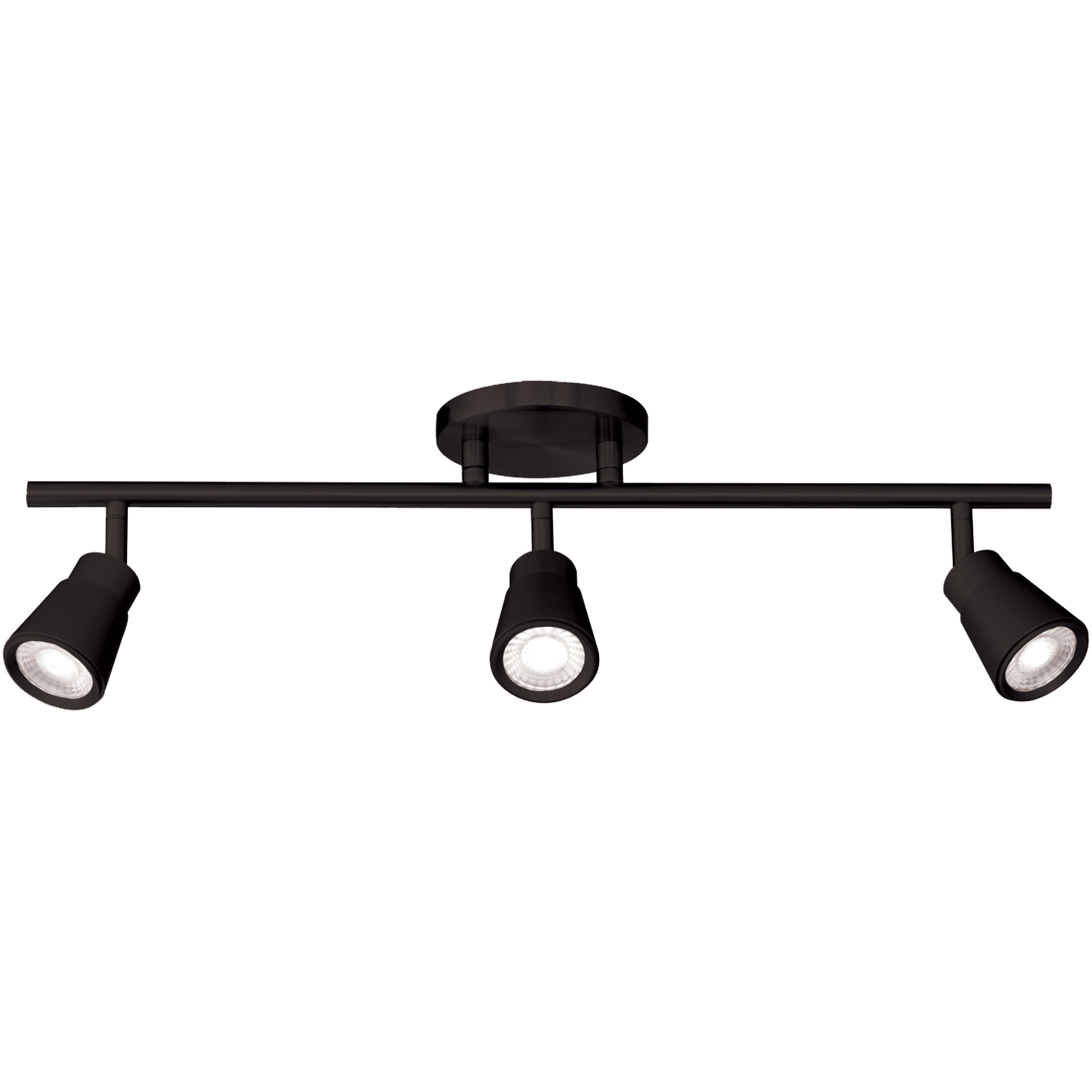 WAC Lighting TK-180503-30-BK Solo 3 Light 120 Black Fixed Rail Ceiling ...