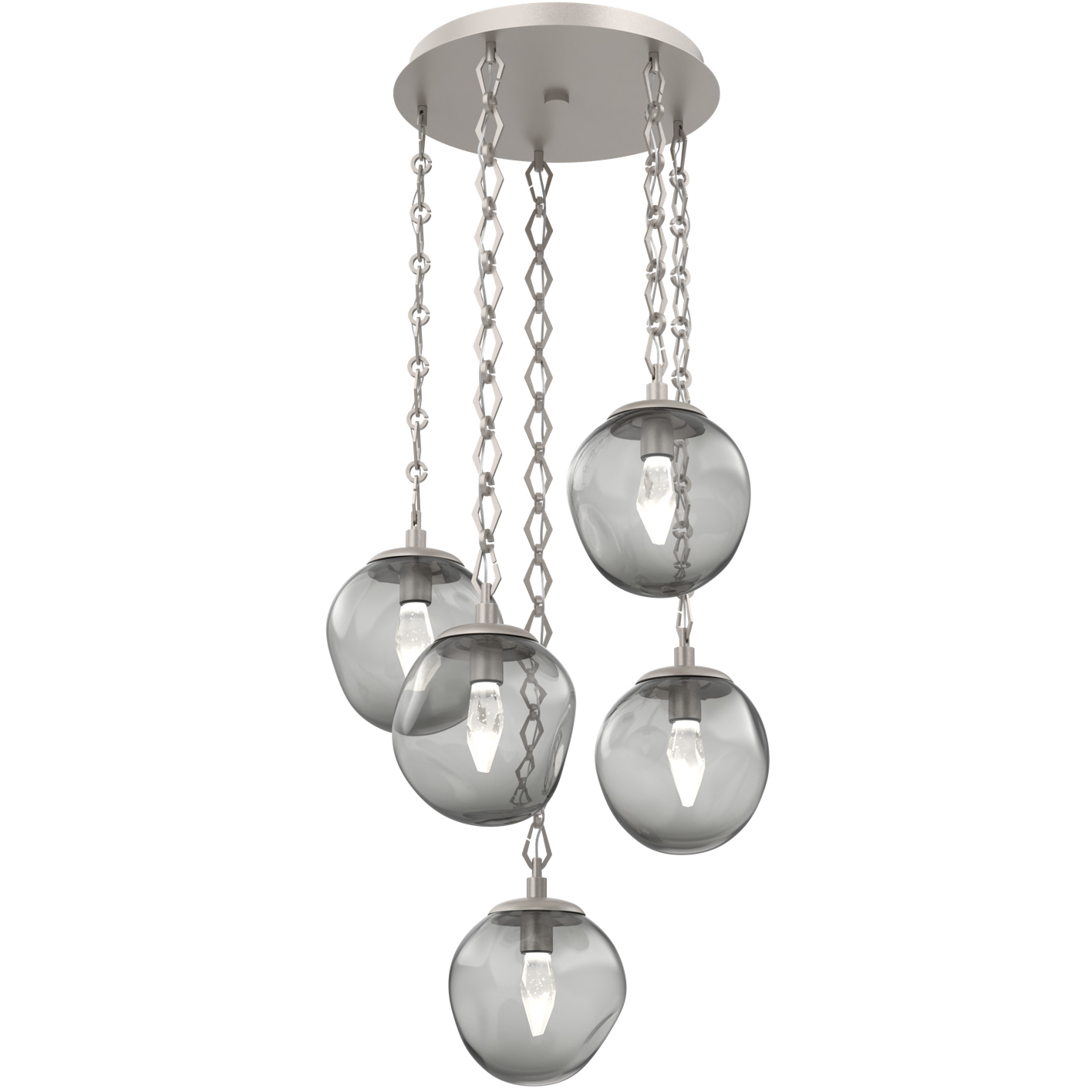 Hammerton Studio CNB0066-05-BS-GS-CH1-L3 Aster LED 24.3 inch Beige ...