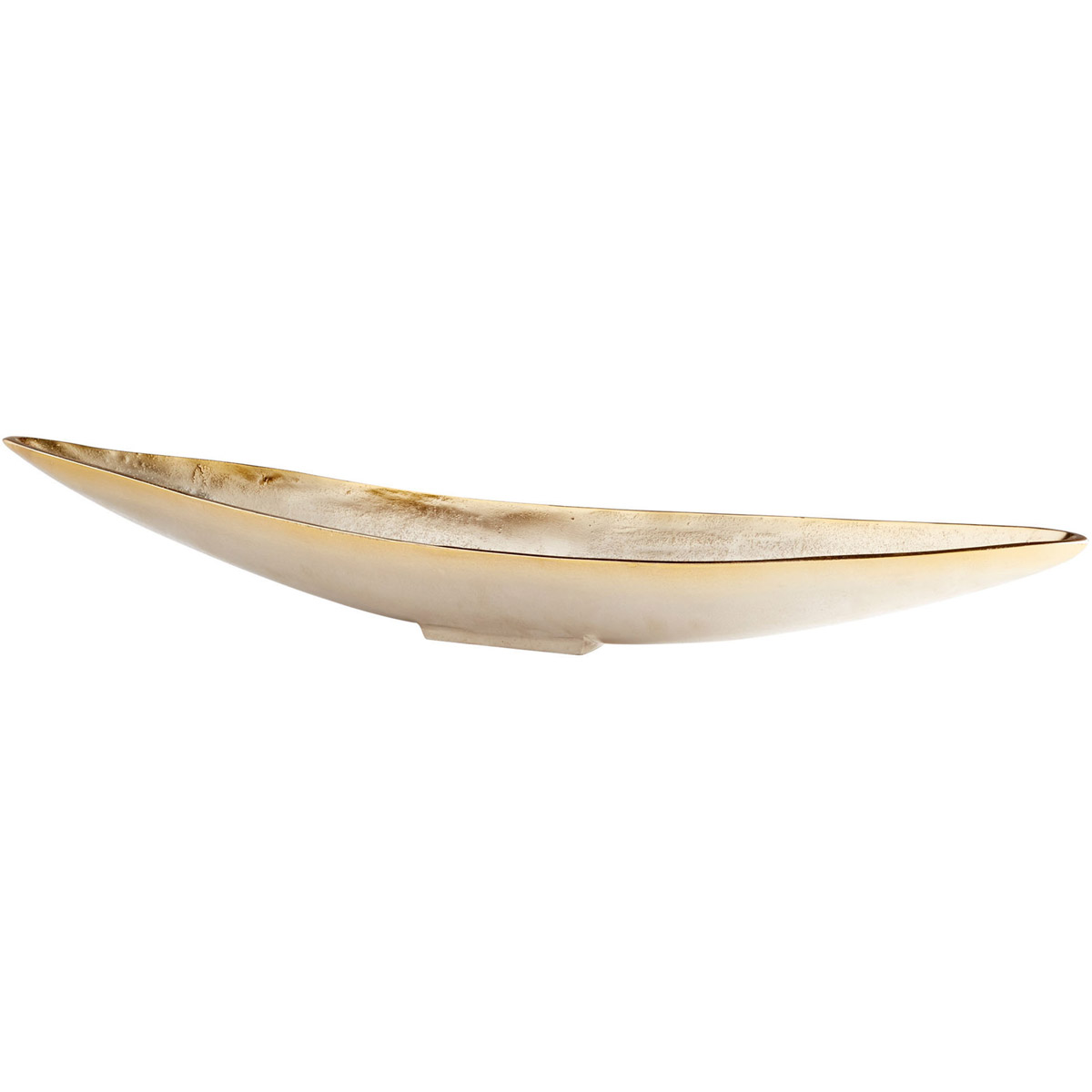 Cyan Design 08934 Venezia Rough Nickel And Gold Tray, Small