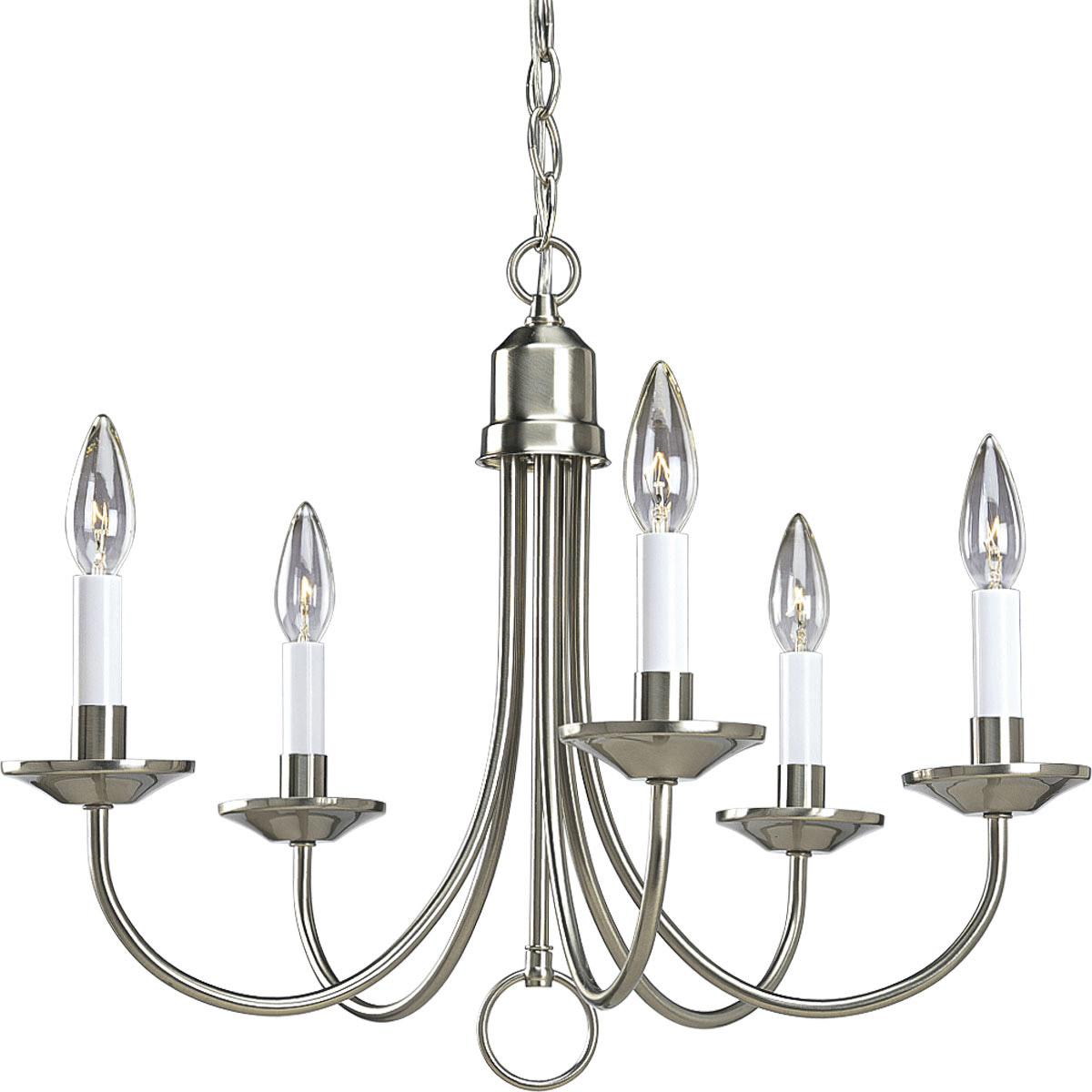 41ELIZABETH 41219-BN Kipling 5 Light 21 inch Brushed Nickel Chandelier ...