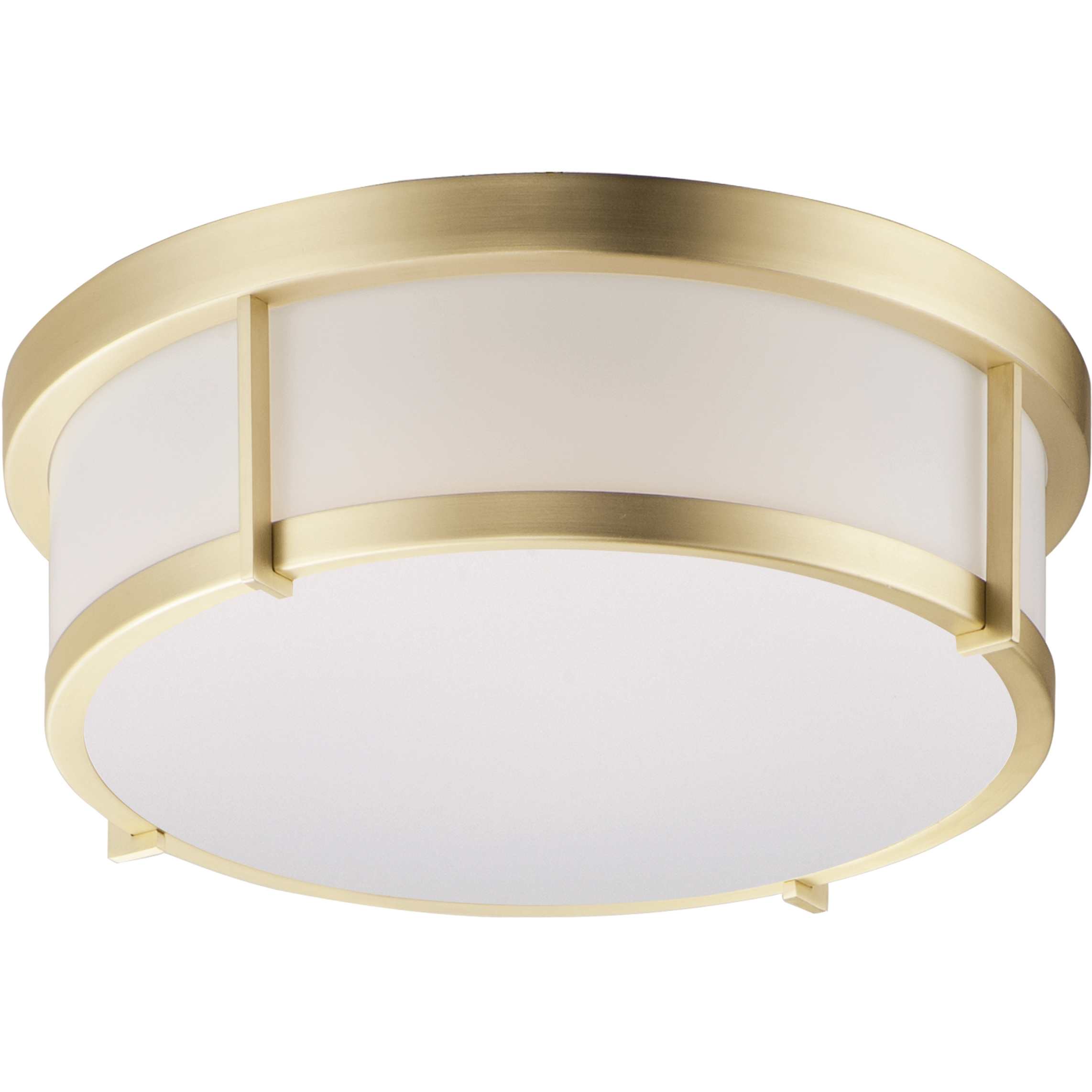 Maxim Lighting 10273WTSBR Rogue LED 13 inch Satin Brass Flush Mount ...