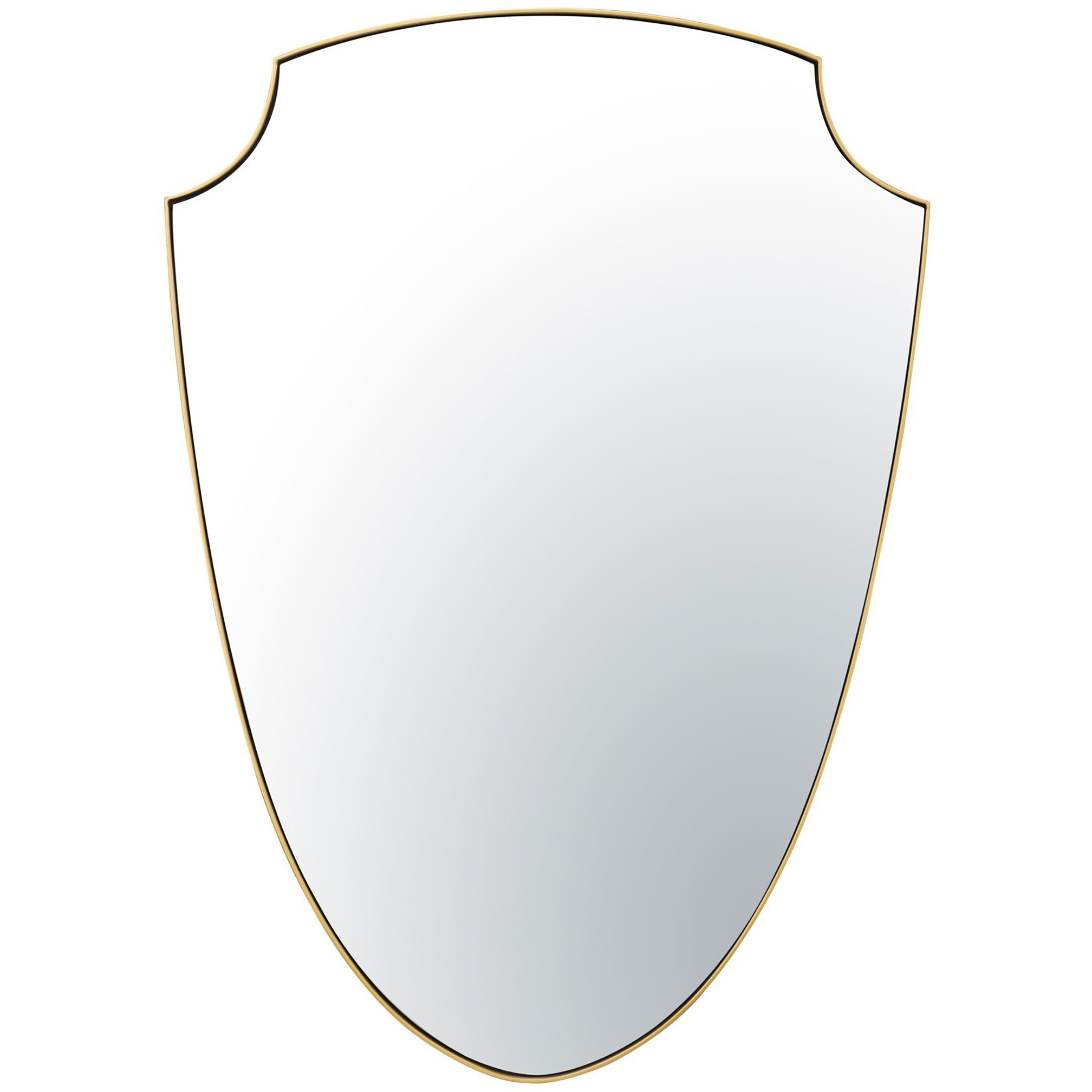 Varaluz 441MI24GO Shield Your Eyes 33.5 X 24 inch Gold Wall Mirror