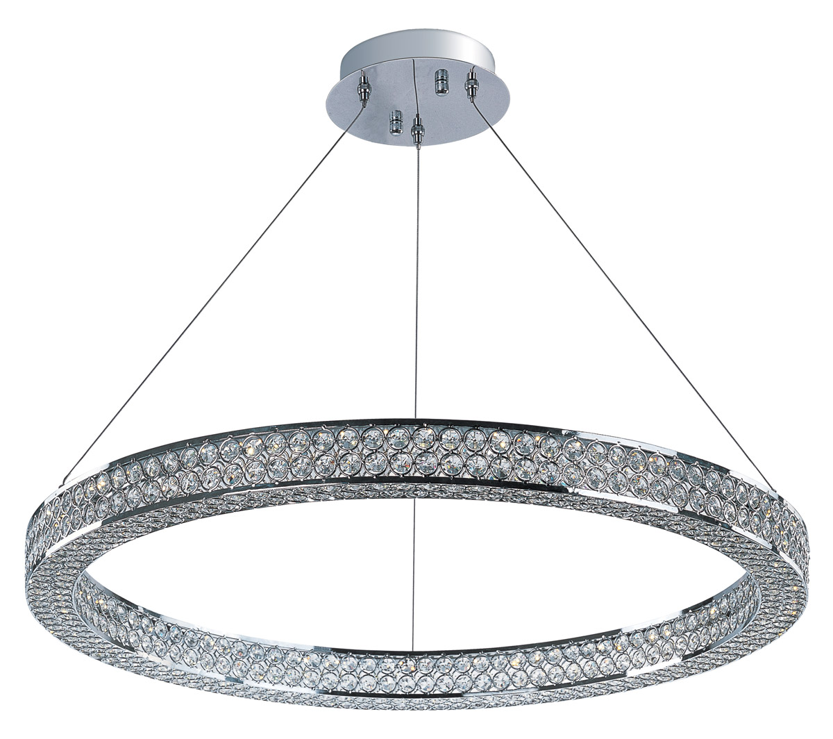 Maxim 39773BCPC Eternity LED LED 30 inch Polished Chrome Foyer Pendant ...