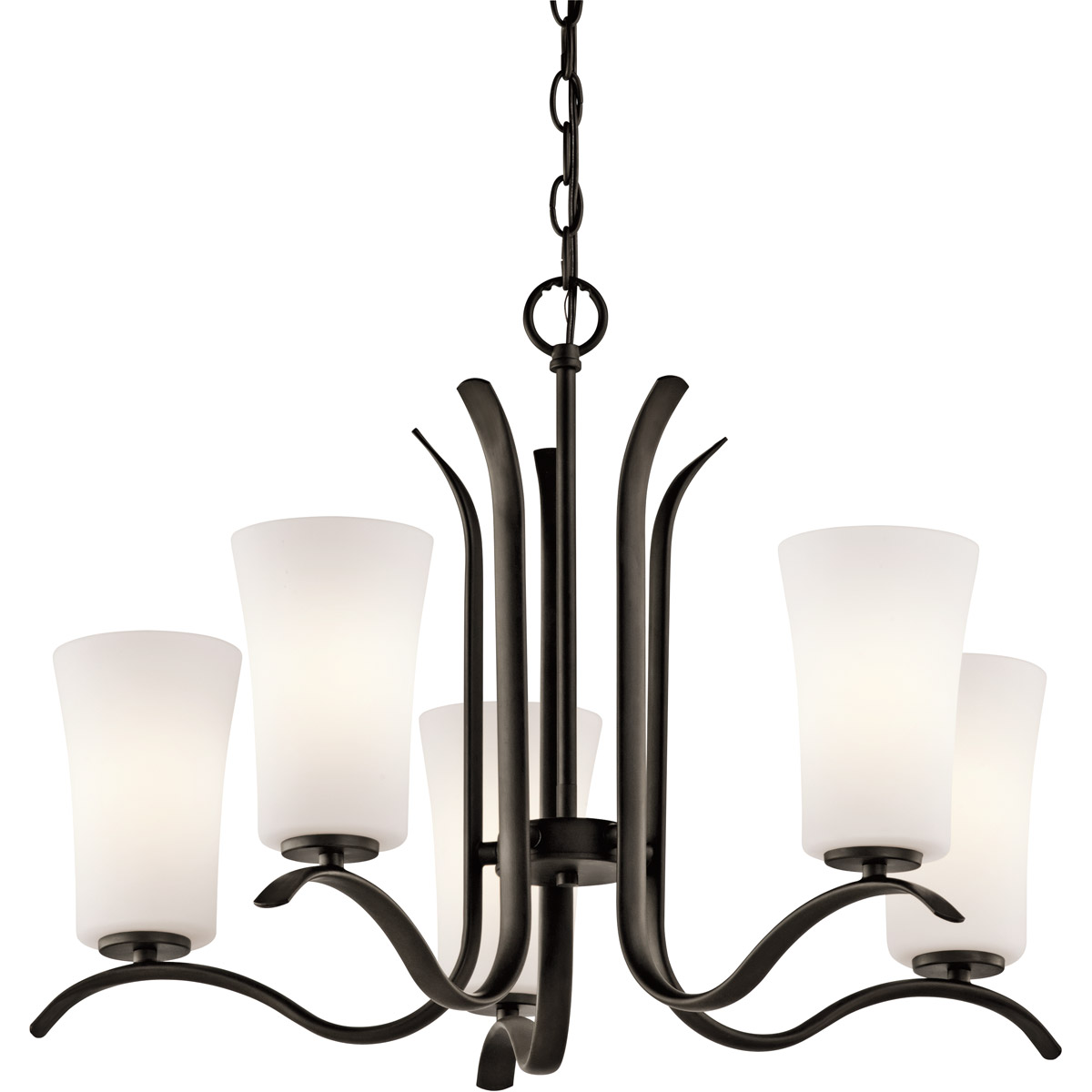Kichler 43074OZ Armida 5 Light 25 inch Olde Bronze Chandelier 1 Tier ...