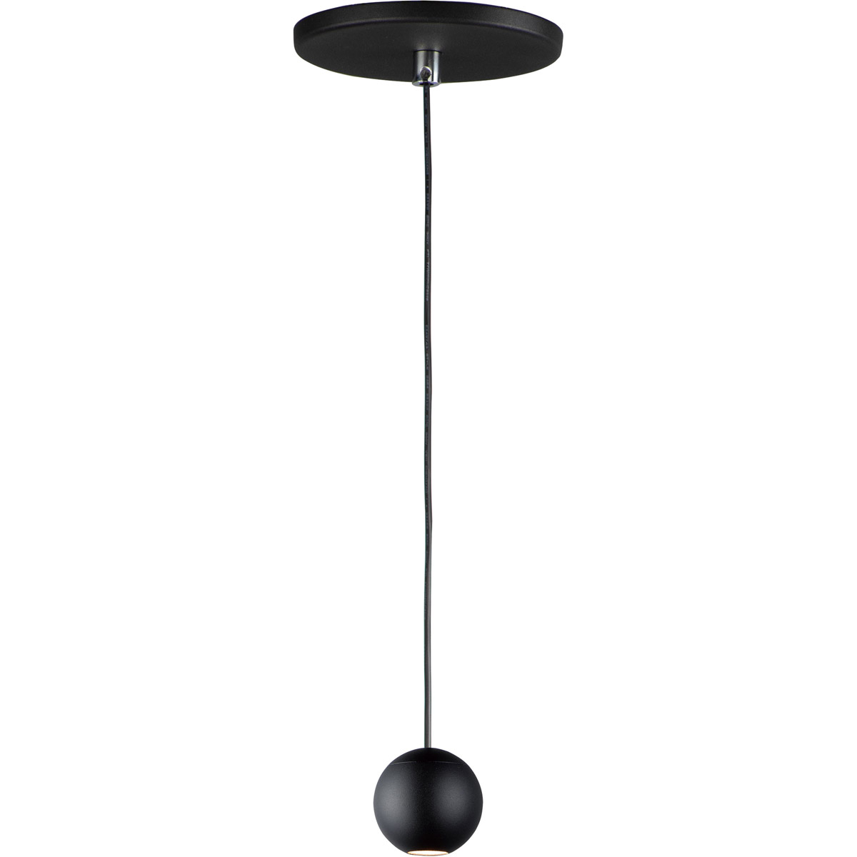 ET2 E25024-BK Micro LED 2 inch Black Mini Pendant Ceiling Light
