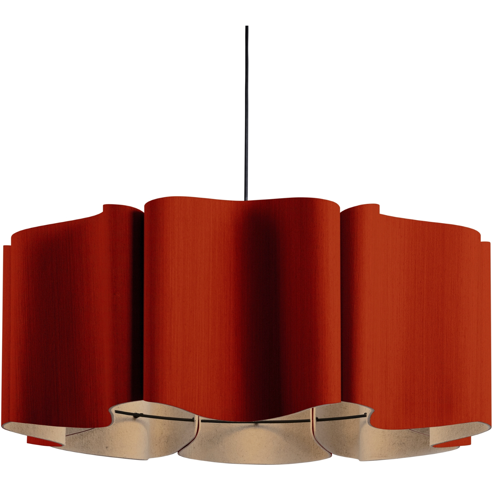 Bruck Lighting WEPPAU/80/RED/ACT Paulina 1 Light 31.5 inch Black ...