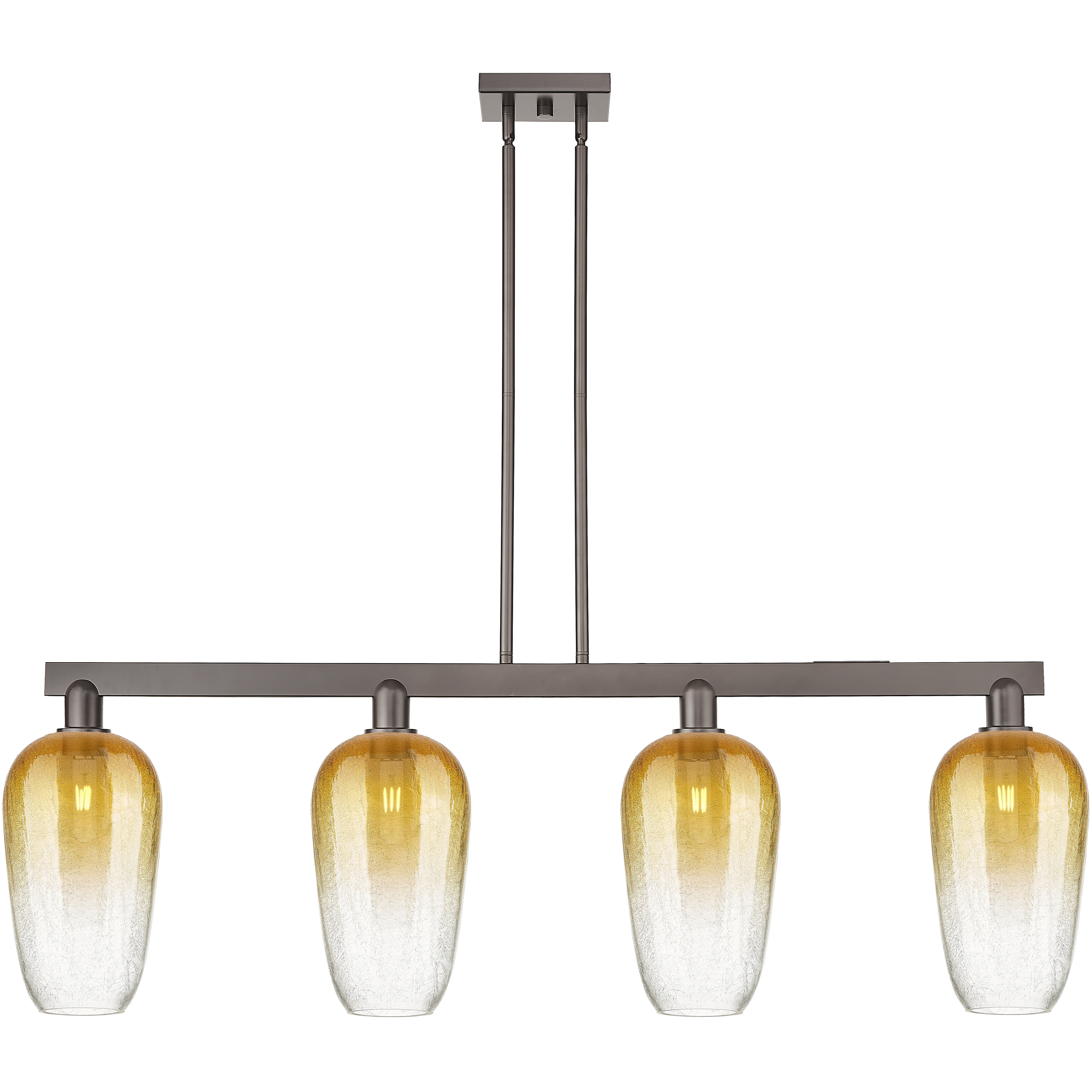 Innovations Lighting 716-4I-OB-G484-7AM Brookhaven Flute Island Light ...
