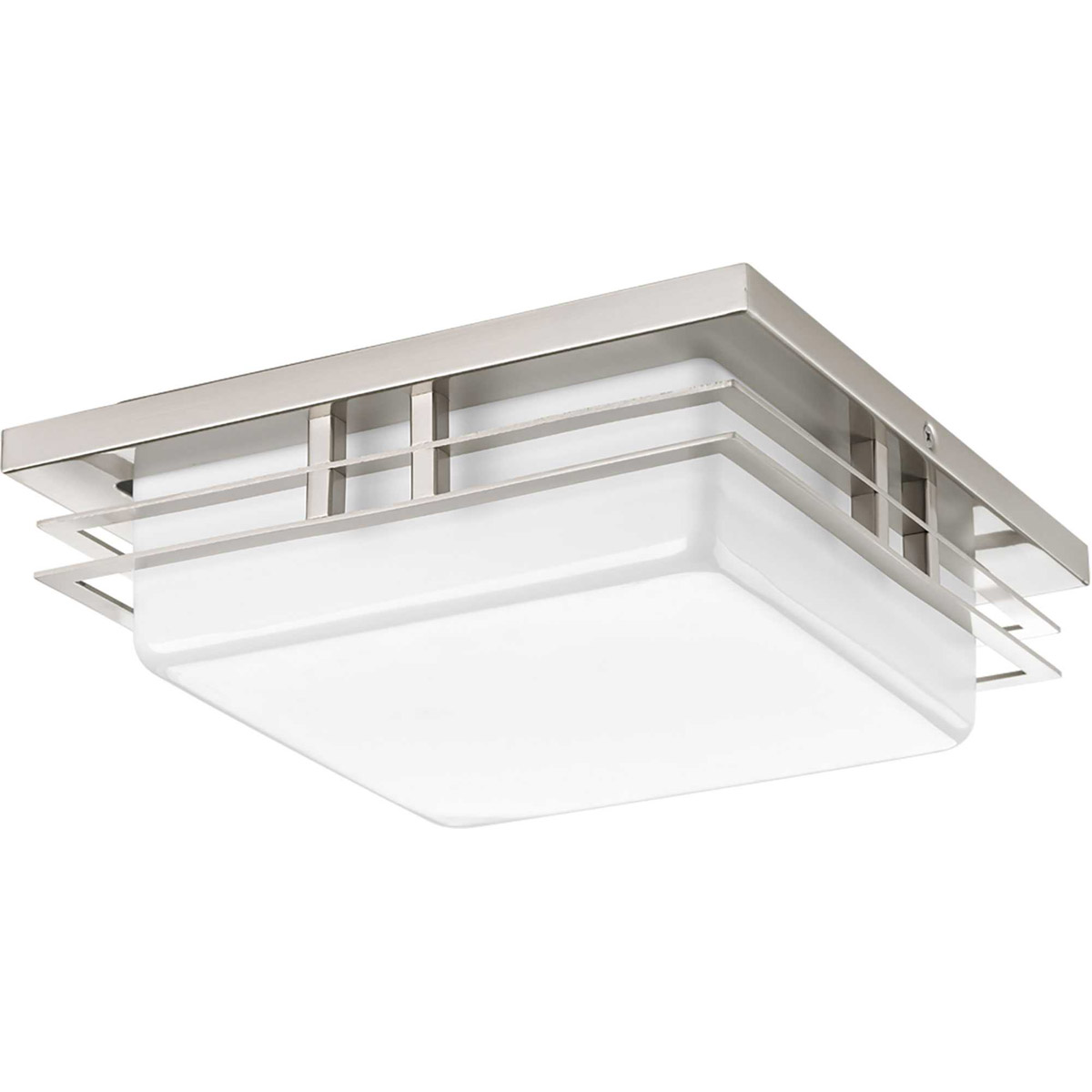 Progress P3447-0930K9 Helm LED LED 11 inch Brushed Nickel Flush Mount ...