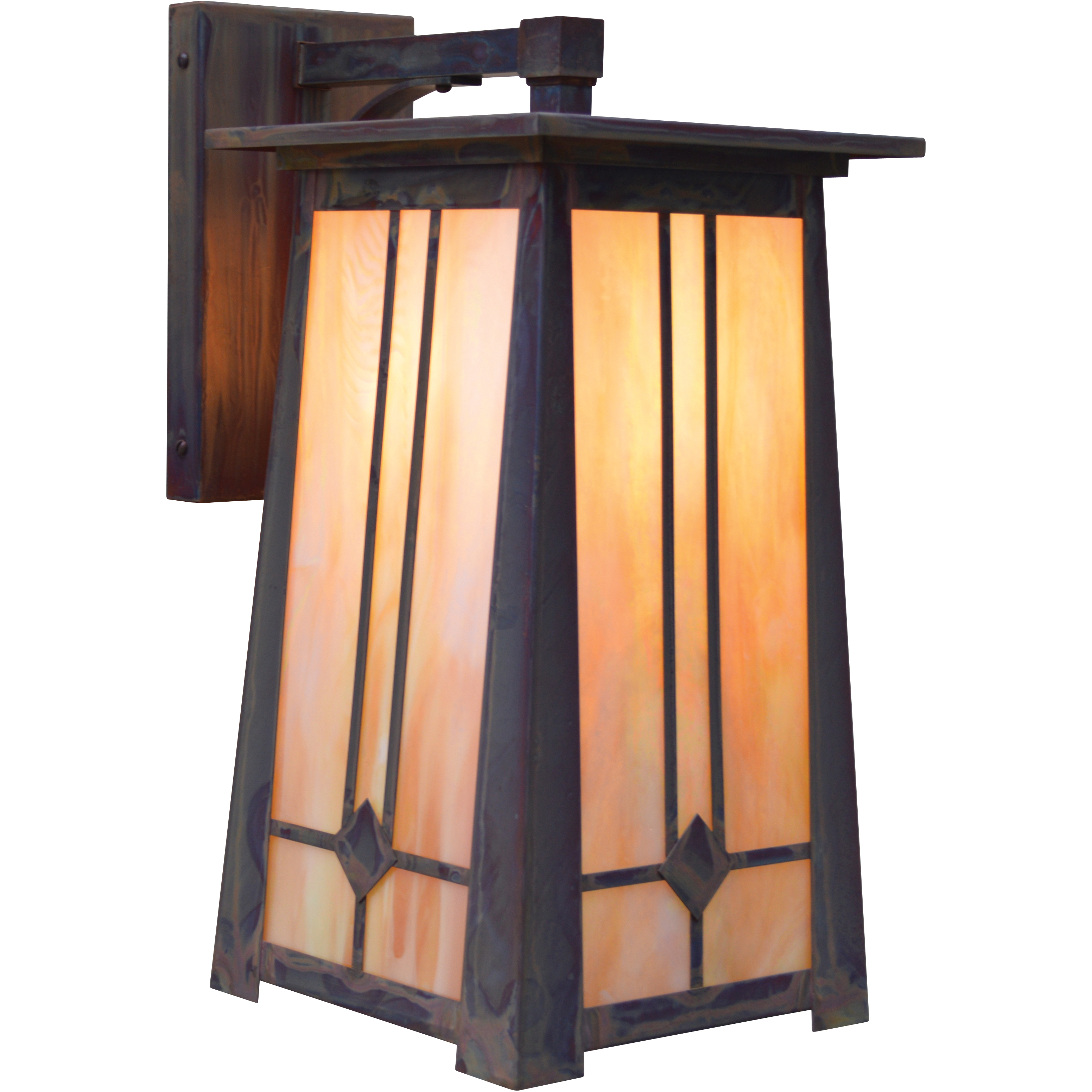 Arroyo Craftsman ABB-9WO-VP Aberdeen 1 Light 17 inch Verdigris Patina ...