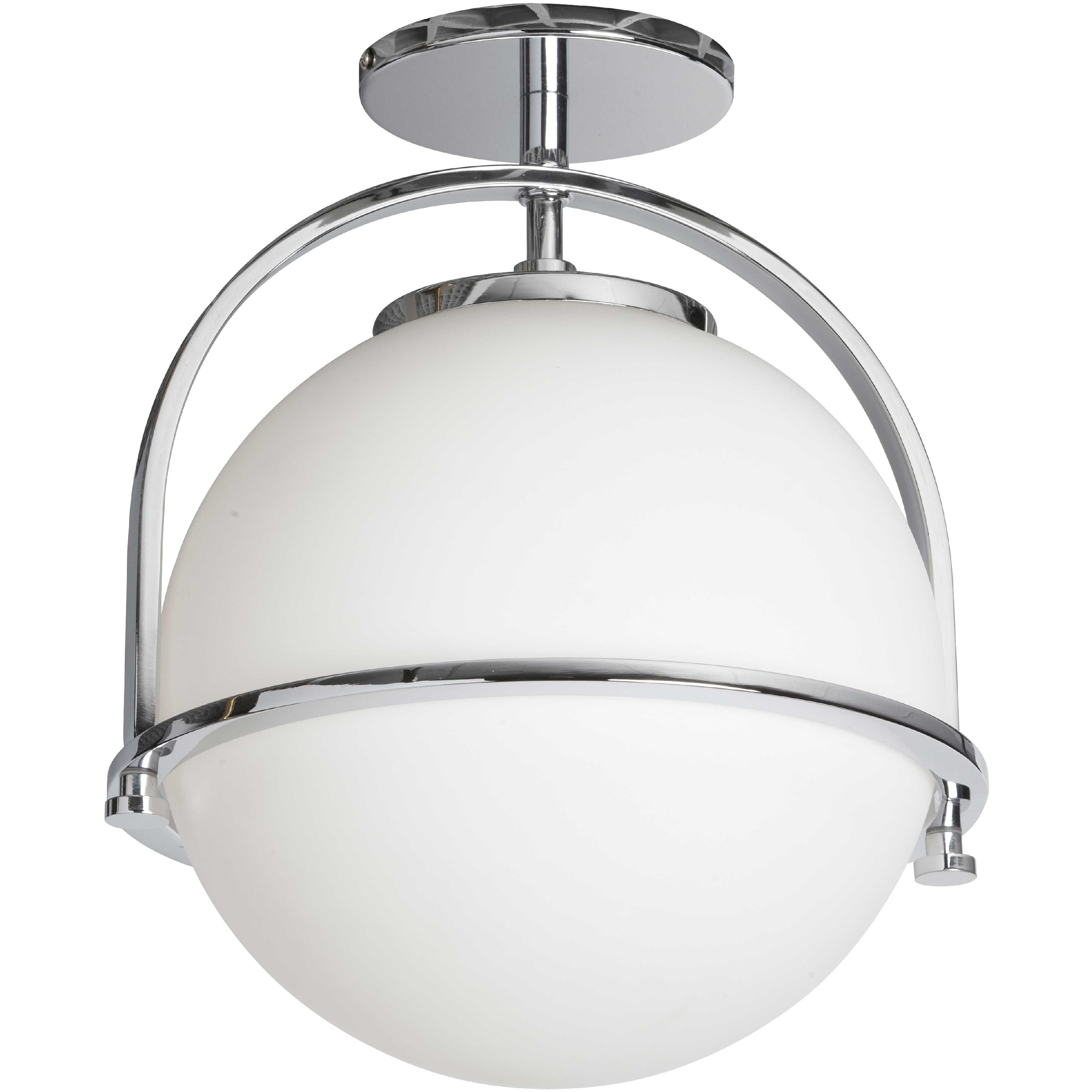 Dainolite PAO-121SF-PC Paola 1 Light 11.5 inch Polished Chrome Semi ...