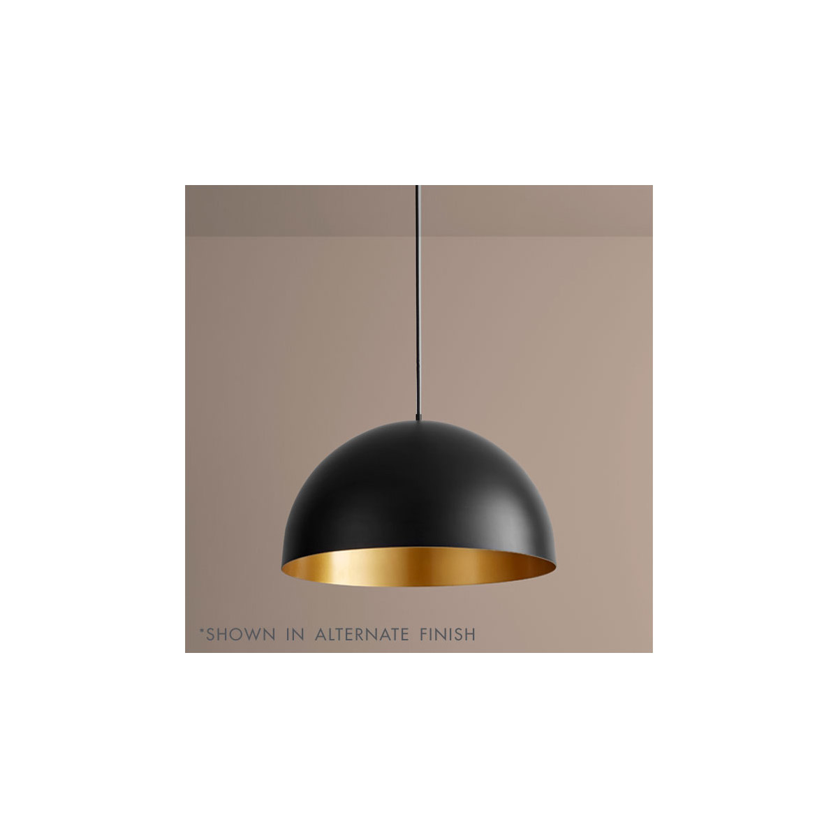 Lucci LED 23.63 inch White/Industrial Brass Pendant Ceiling Light