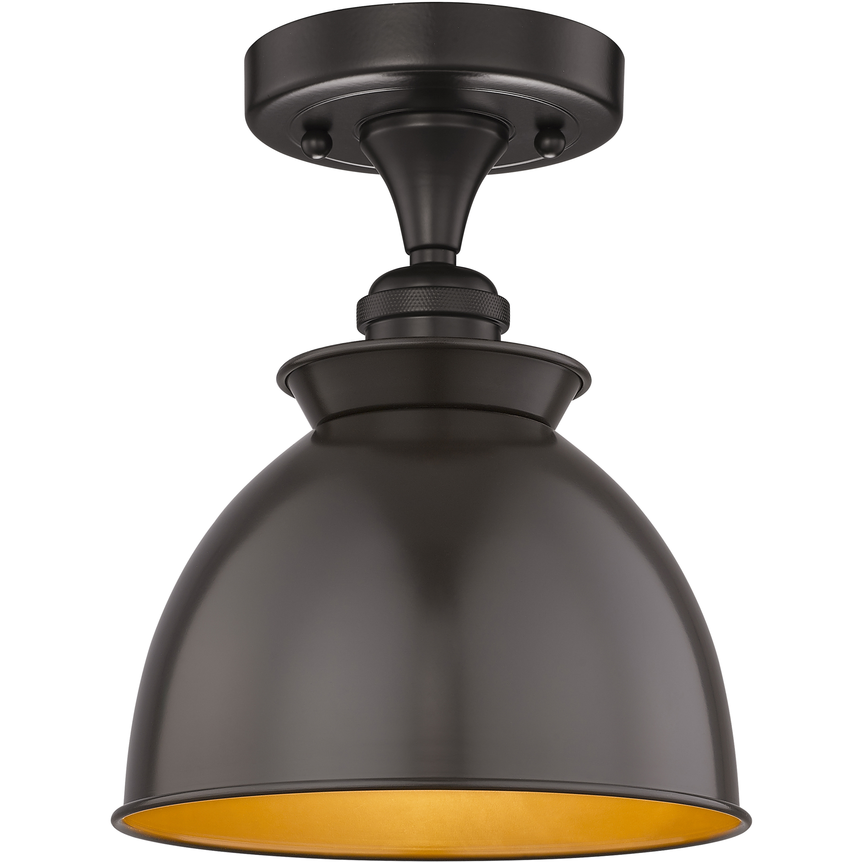 Innovations Lighting 616-1F-OB-M14-OB Edison Adirondack 1 Light 8 inch ...