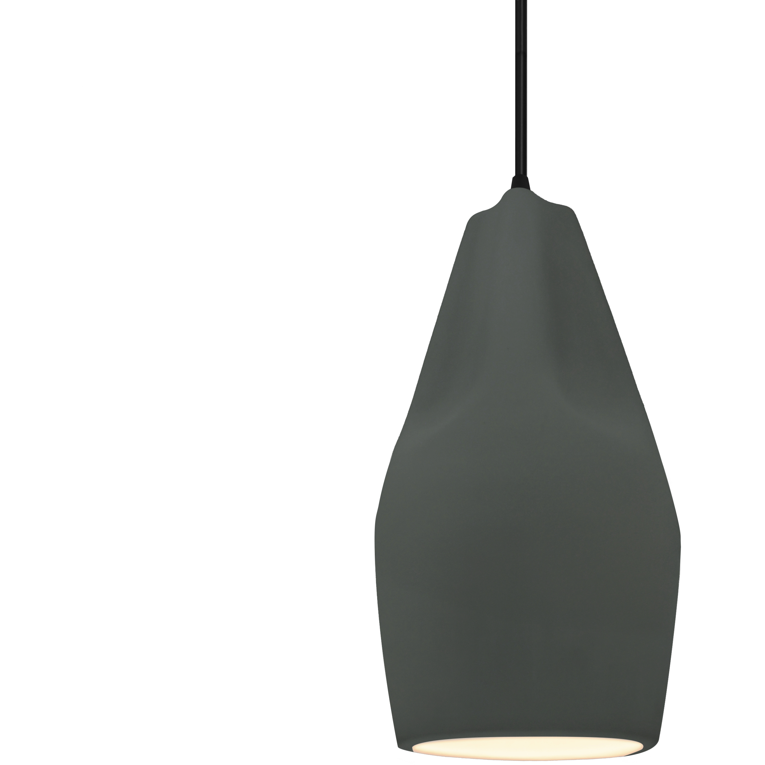 Justice Design CER-6597-PWGN-MBLK-BKCD-LED1-700 Radiance Collection ...