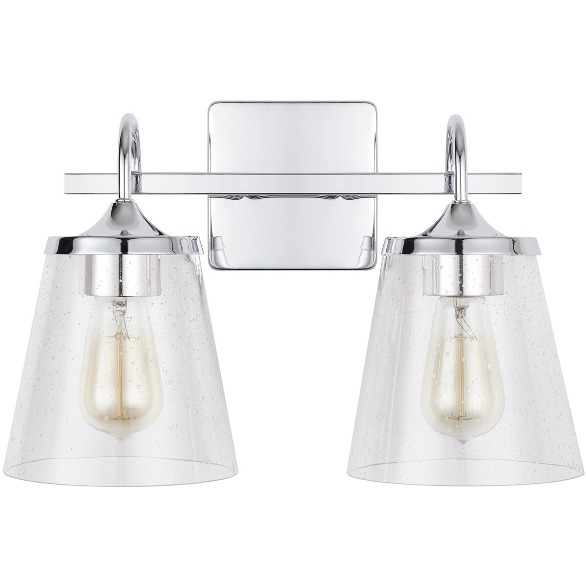 Capital Lighting 139122CH-496 Jayne 2 Light 15.25 inch Chrome Vanity ...