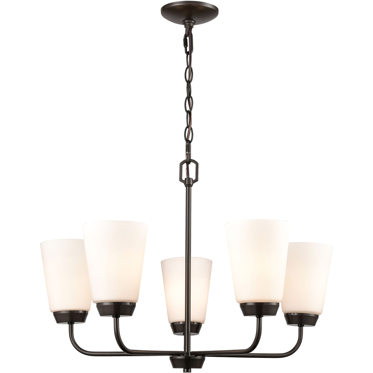 Thomas Lighting CN310521 Winslow 5 Light 25 inch Oil Rubbed Bronze ...