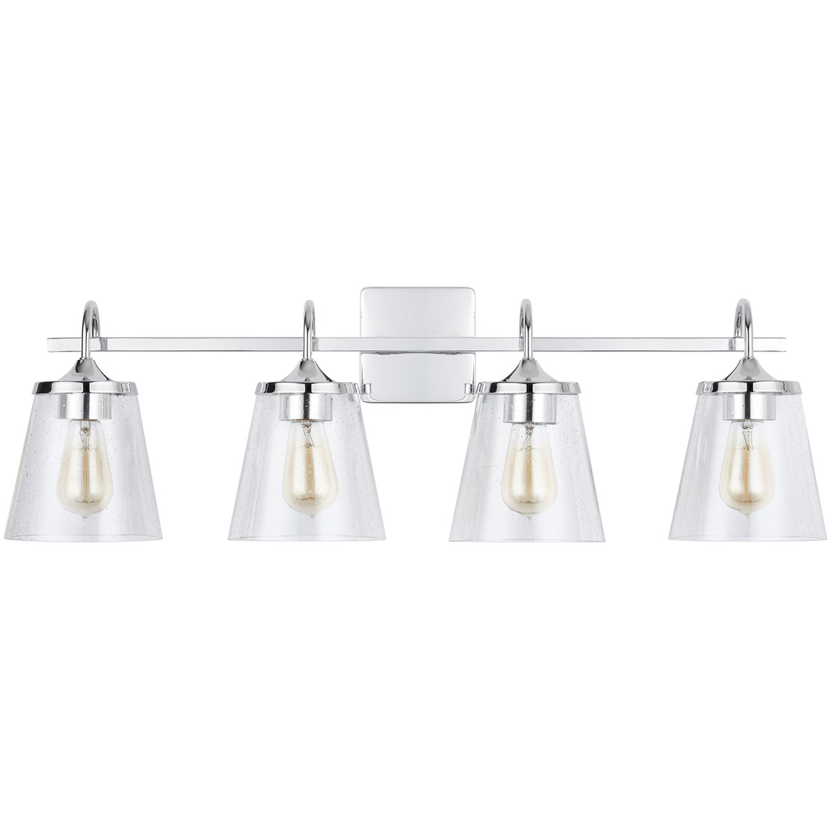 Capital Lighting 139142CH-496 Jayne 4 Light 33.25 inch Chrome Vanity ...