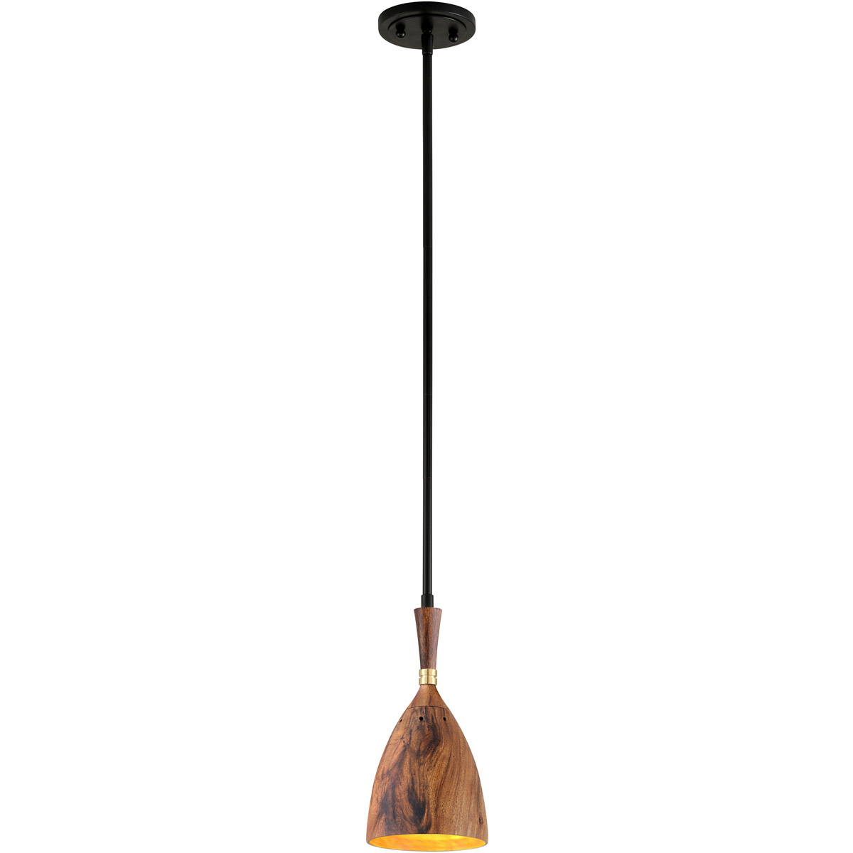 Corbett Lighting 280-41-SBK Utopia LED 6 inch Satin Black and Polished ...