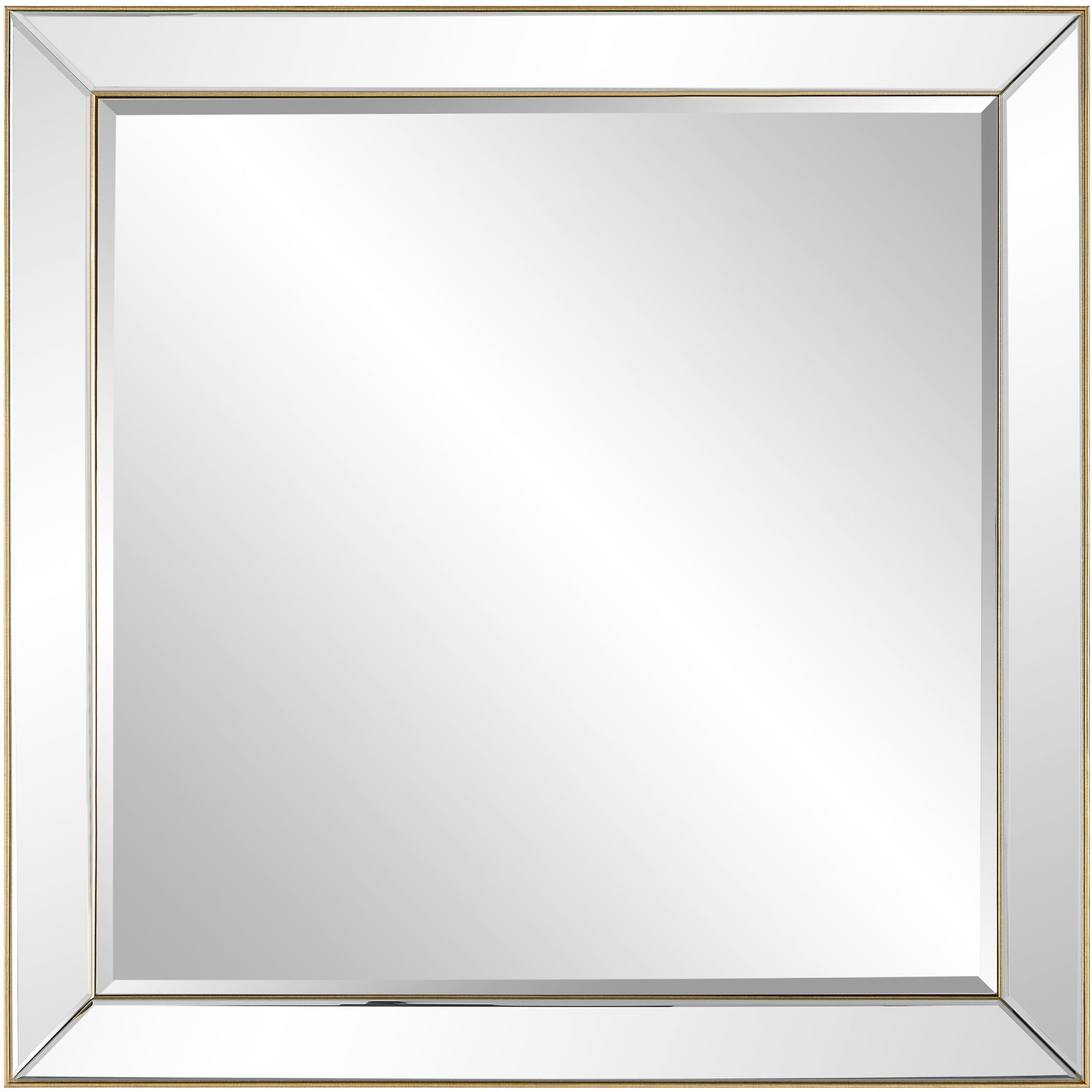 Uttermost 09891 Lytton 28 X 28 inch Gold Mirror