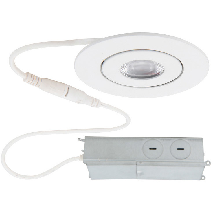 WAC Lighting R2ERAR-W930-WT Lotos LED Module White Recessed Lighting in 1